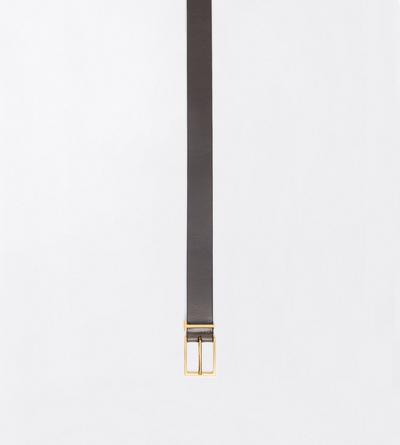 CINTURA CON PASSANTE A T IN PELLE DI VACCHETTA | TOM FORD Fashion