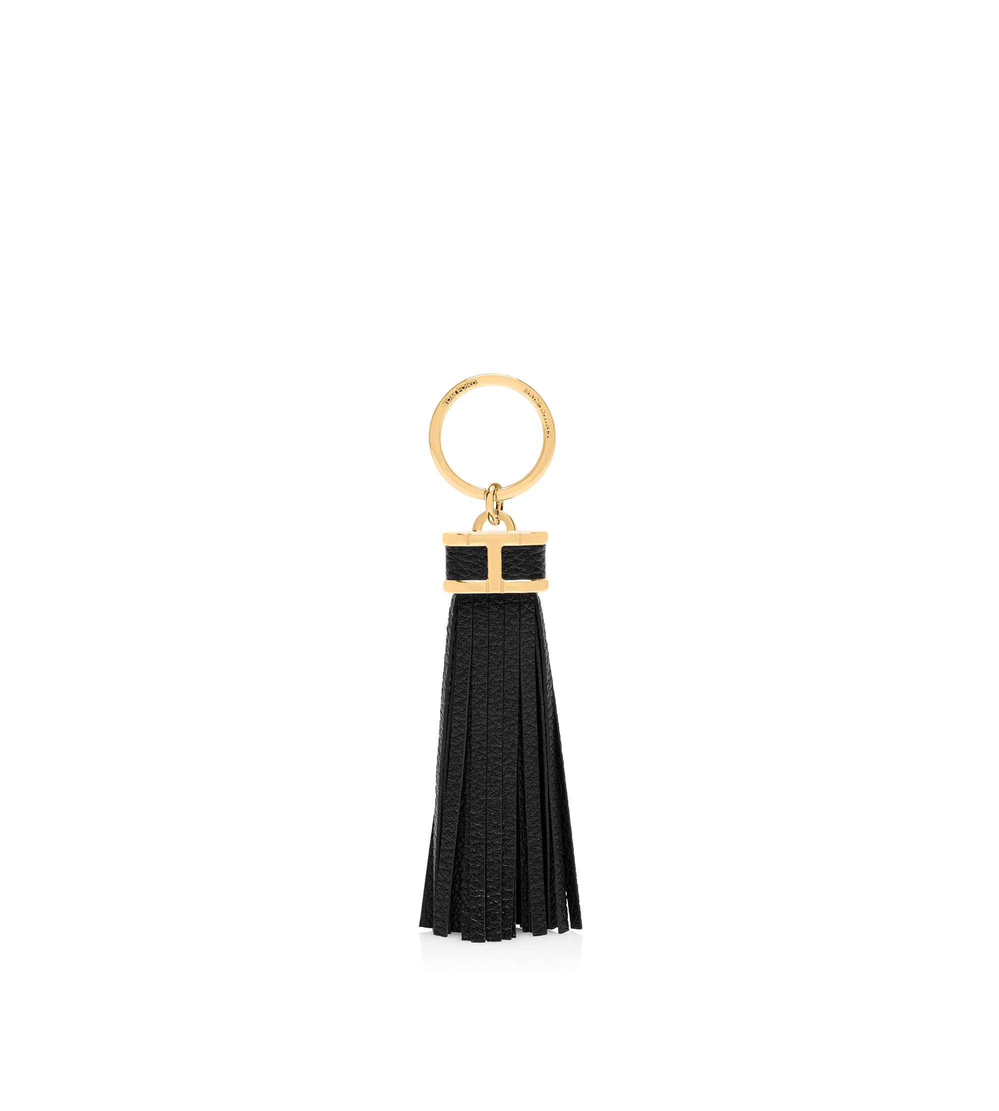 GRAIN LEATHER T TASSEL KEYRING | TOM FORD Fashion