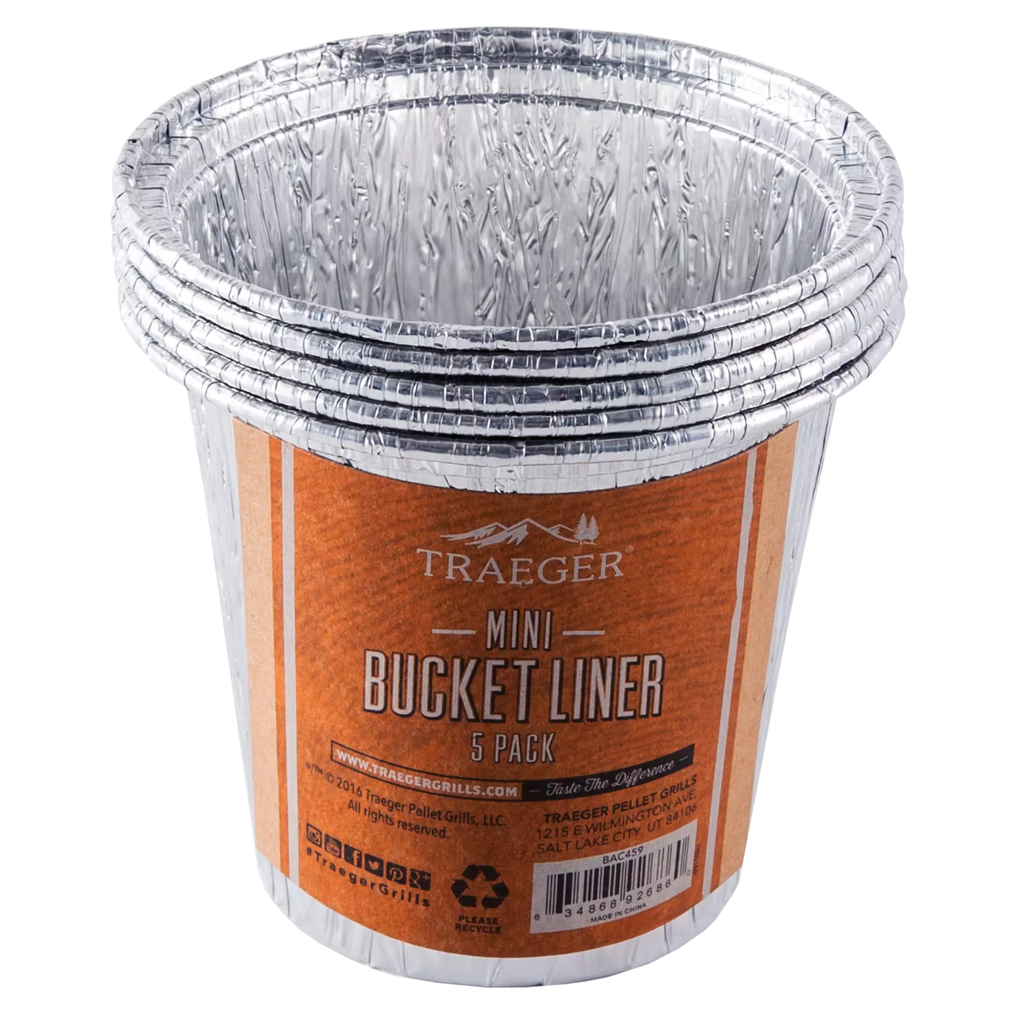 Mini Grease Bucket Liners Scout/Ranger/PTG | Traeger Grills