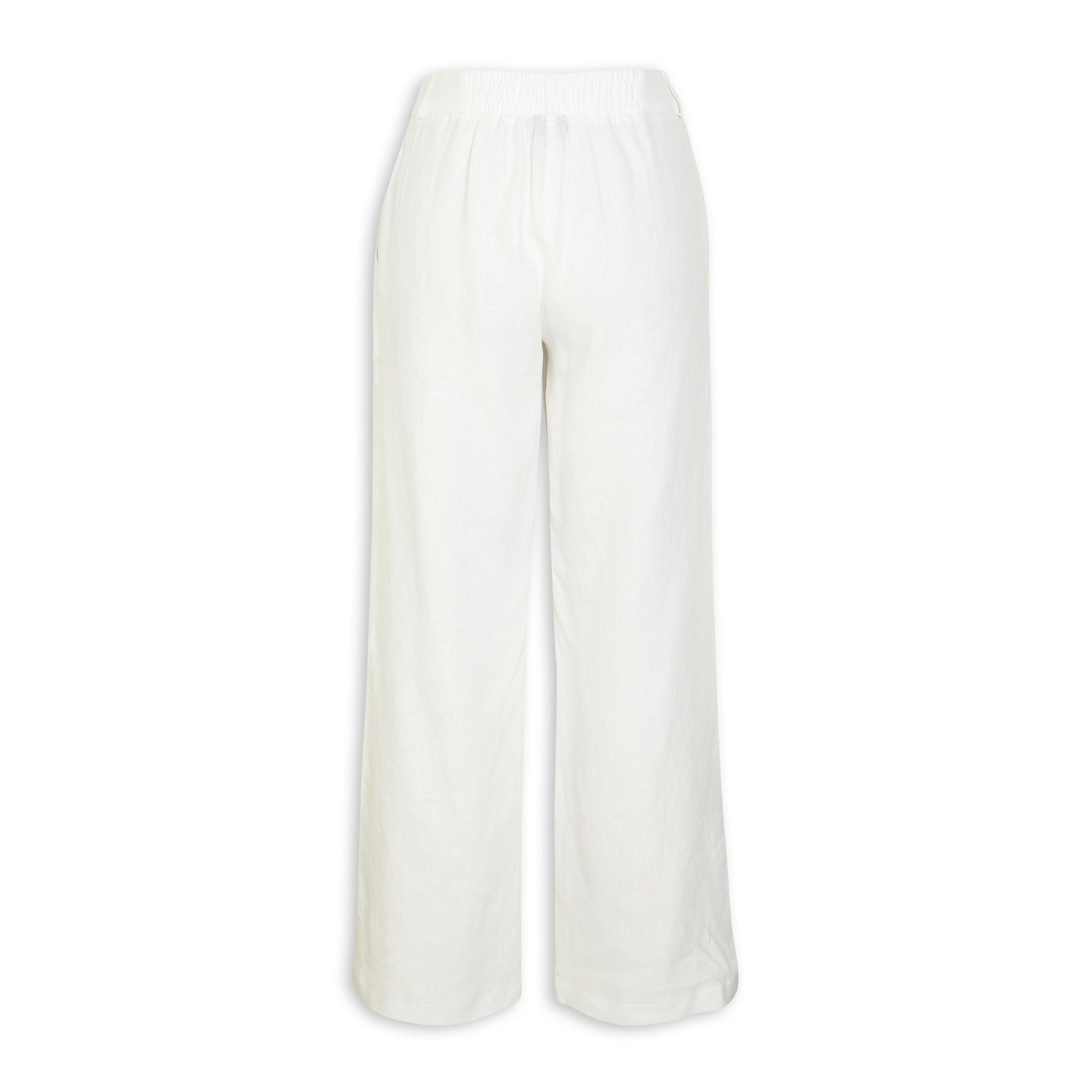 White Wide Leg Pant 3108502 Truworths