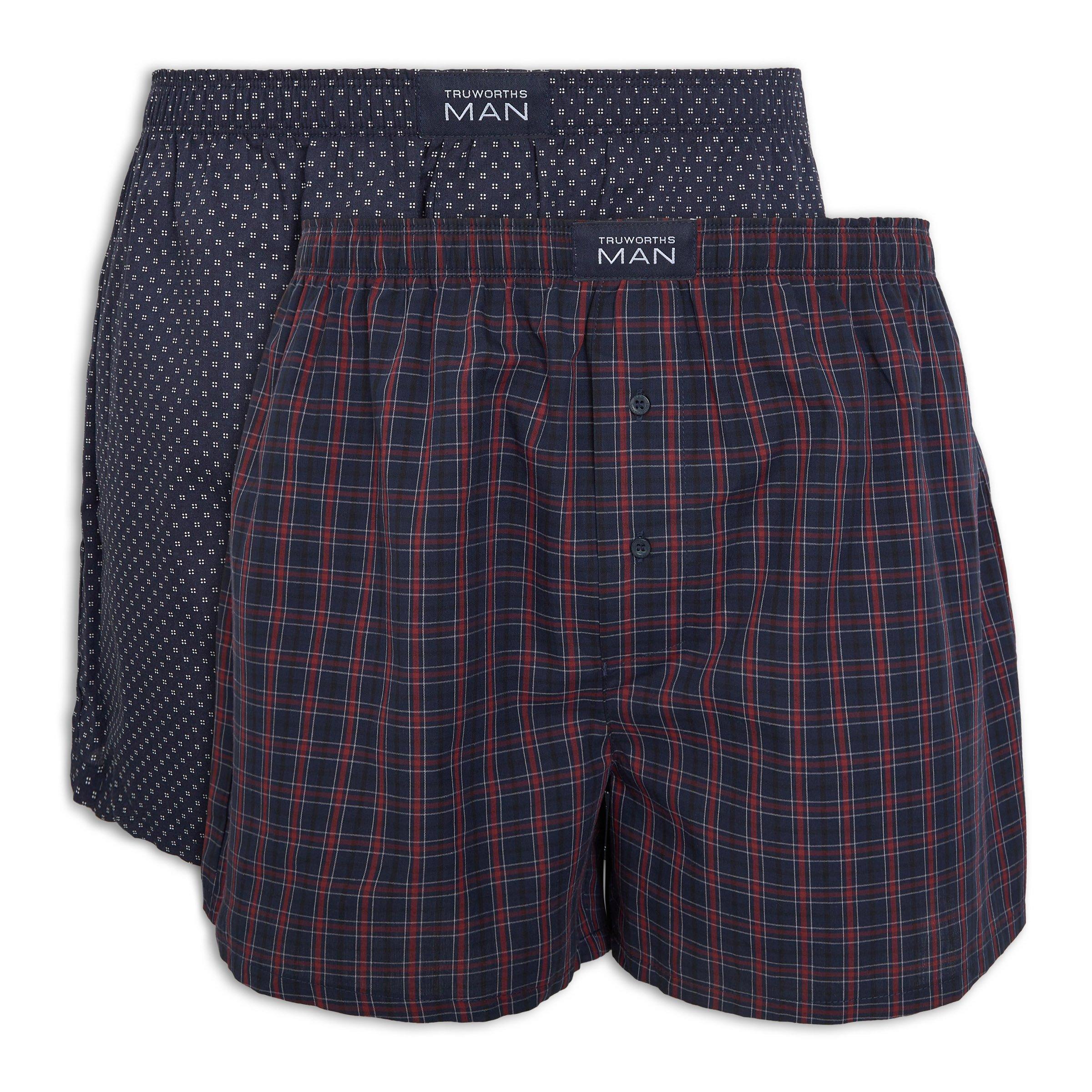 2 pack Boxers 3110669 Truworths Man