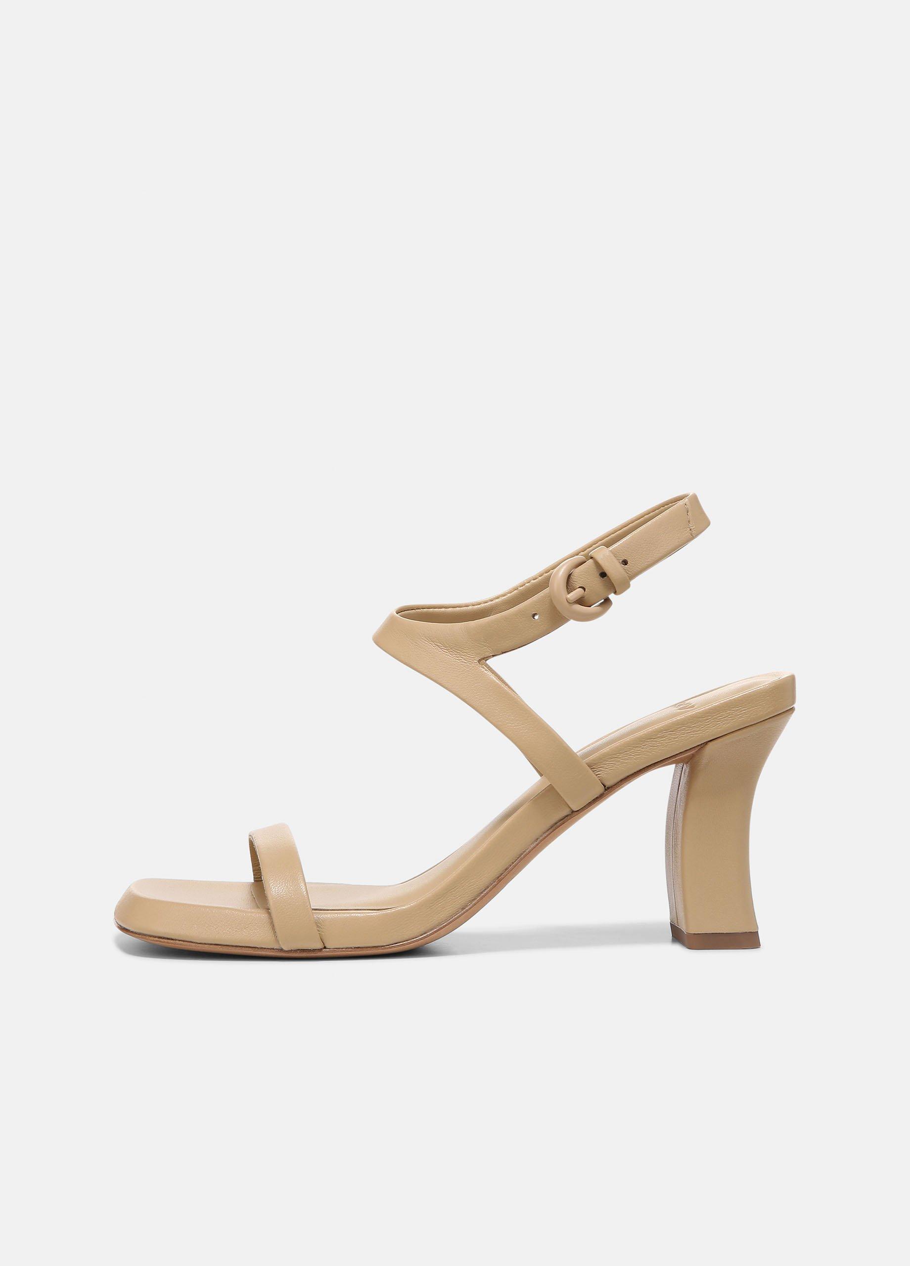 Luella Leather Heeled Sandal in Women's Sale Shoes | Vince