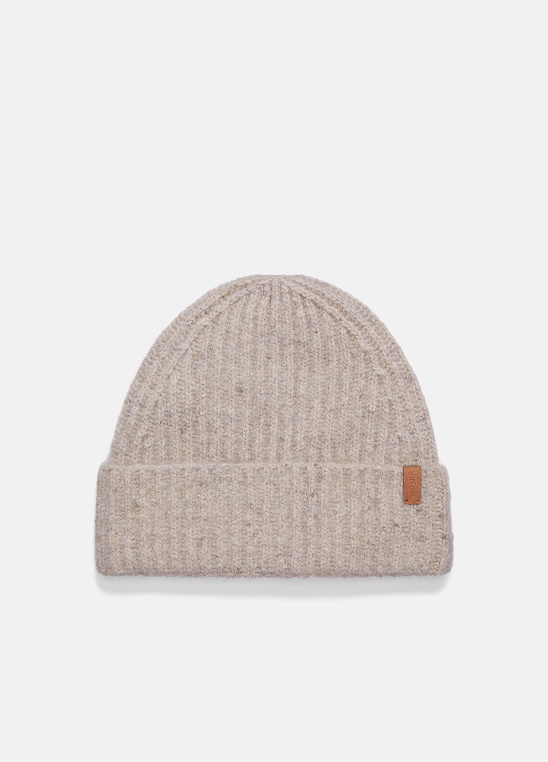 Cashmere Donegal Rib Cuffed Hat in Vince Products Women | Vince