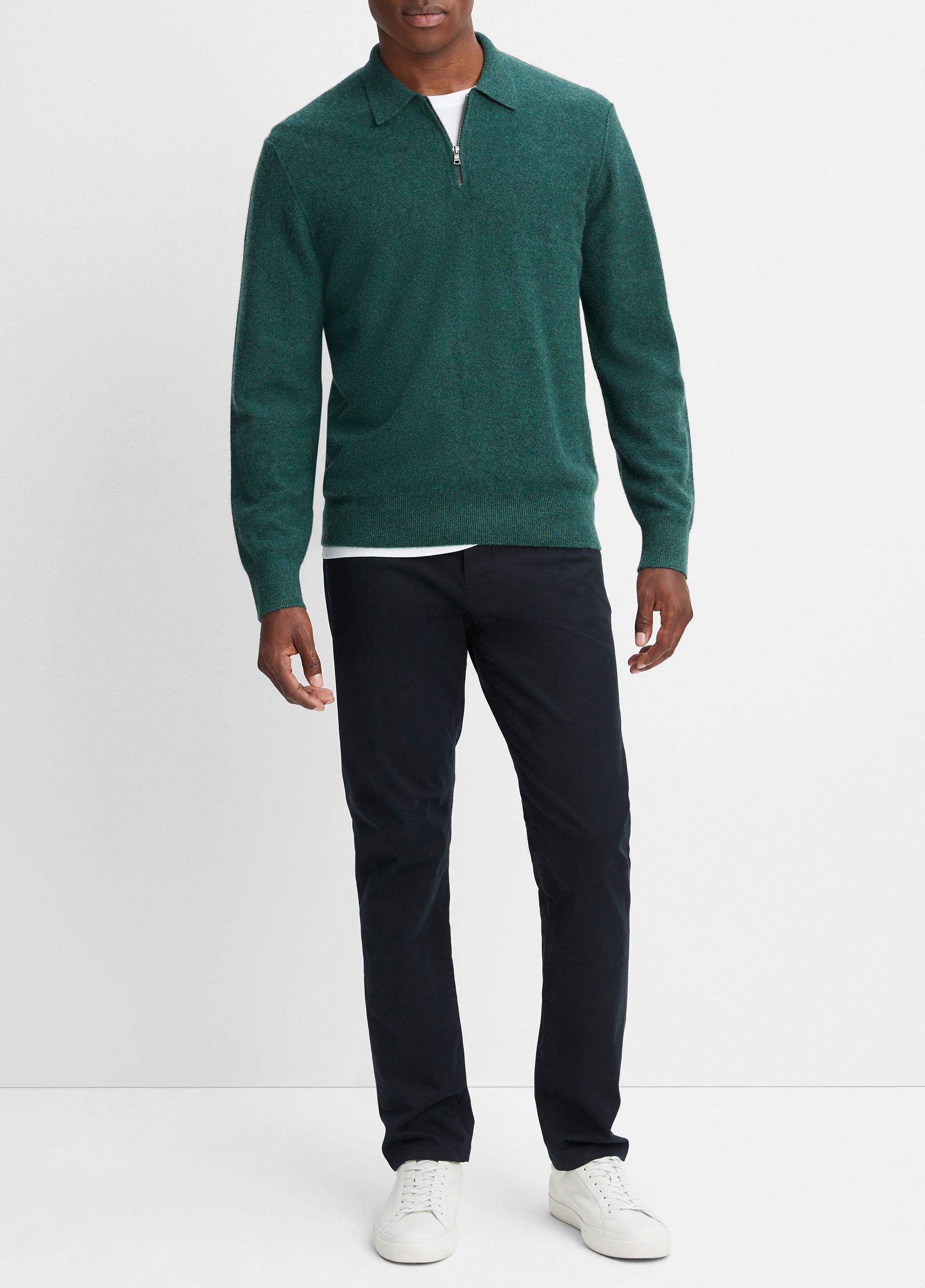Plush Cashmere Quarter-Zip Sweater in Vince Products Men | Vince