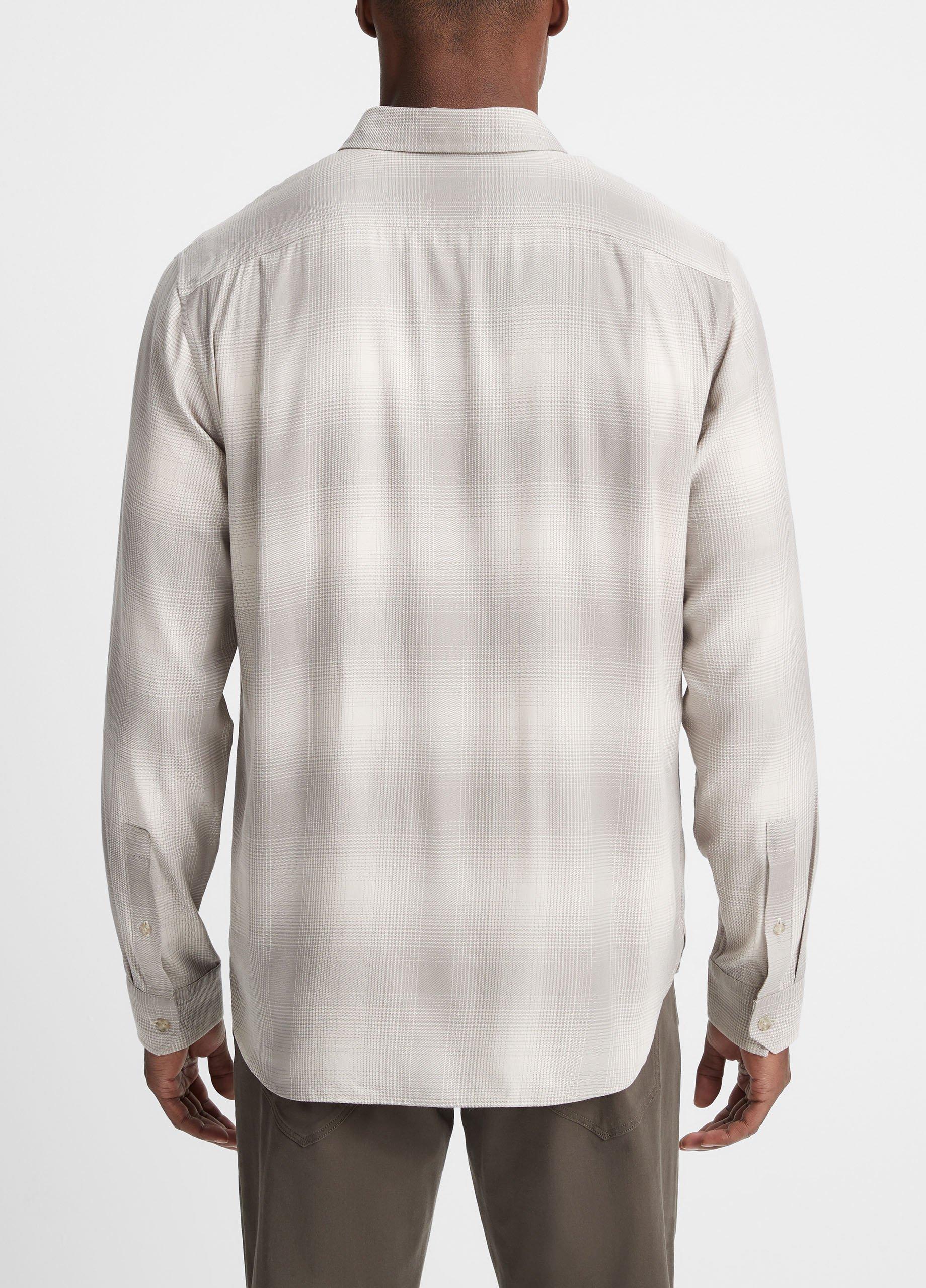 Forest Shadow Plaid Shirt in Vince Products Men | Vince