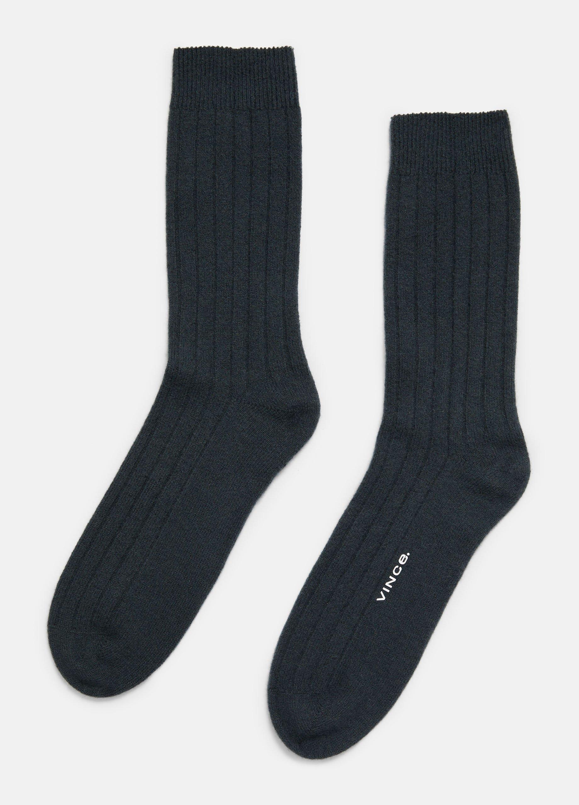 Cashmere Rib Sock in Accessories | Vince