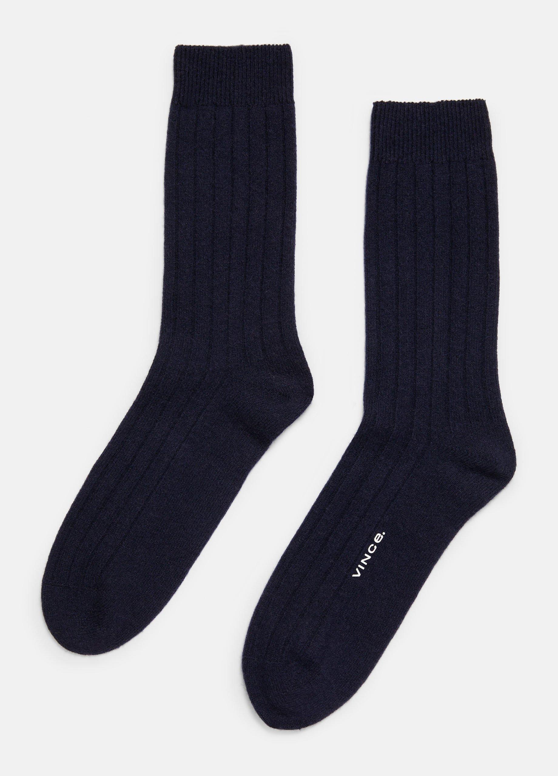 Cashmere Rib Sock in Accessories | Vince