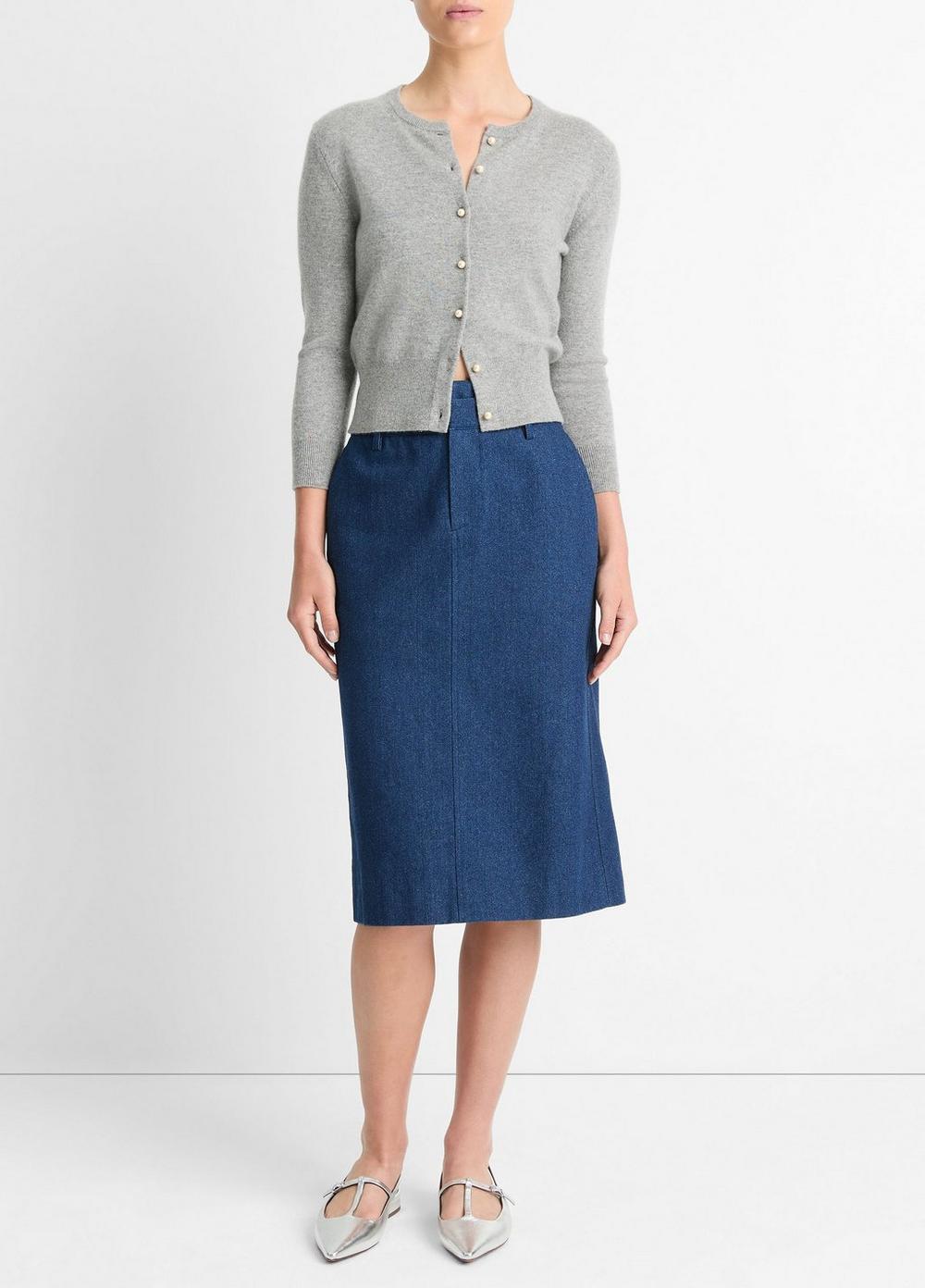 Pearl-Button Wool-Blend Cardigan in Sweaters | Vince Pearl-Button Wool-Blend Cardigan in Sweaters | Vince