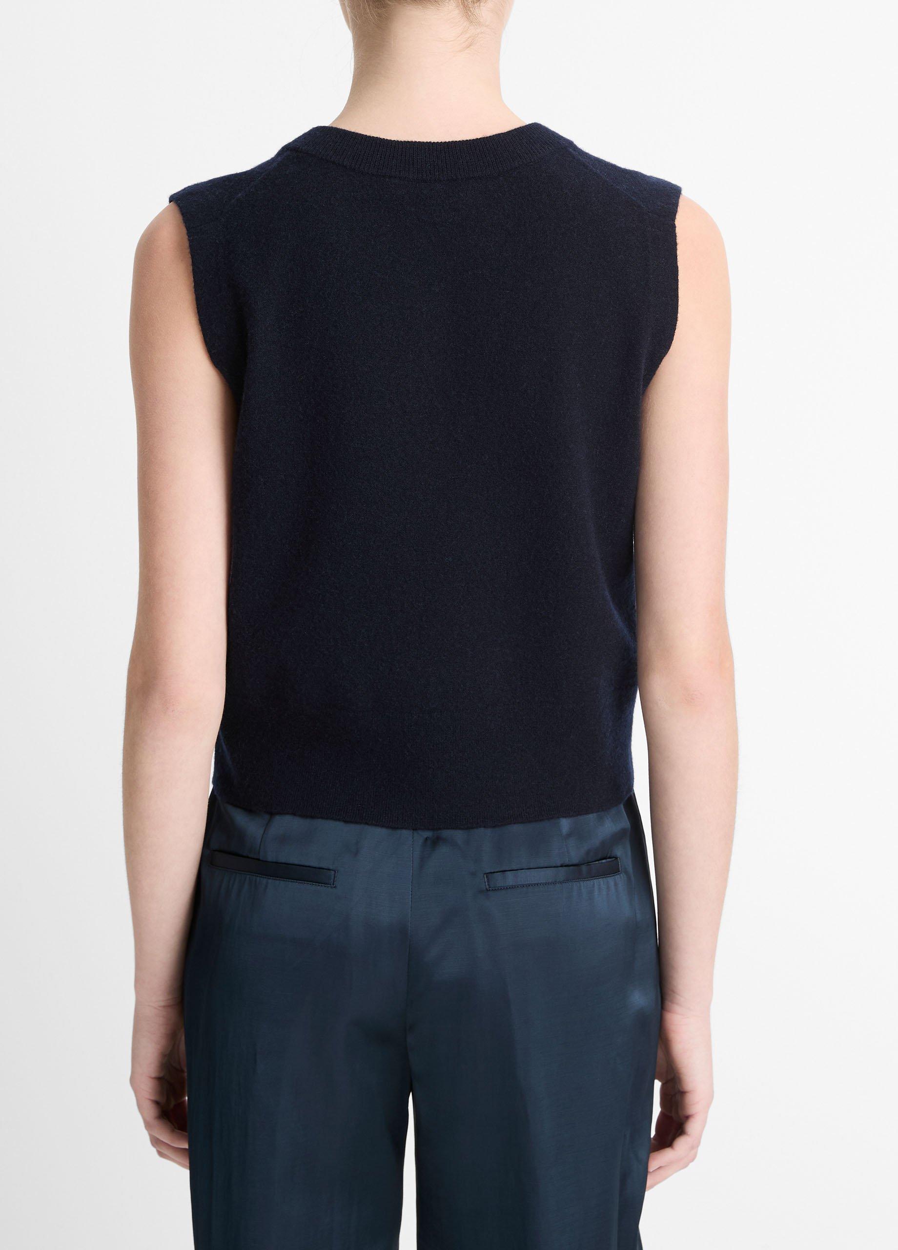 Wool-Blend Henley Shell in Sweaters | Vince