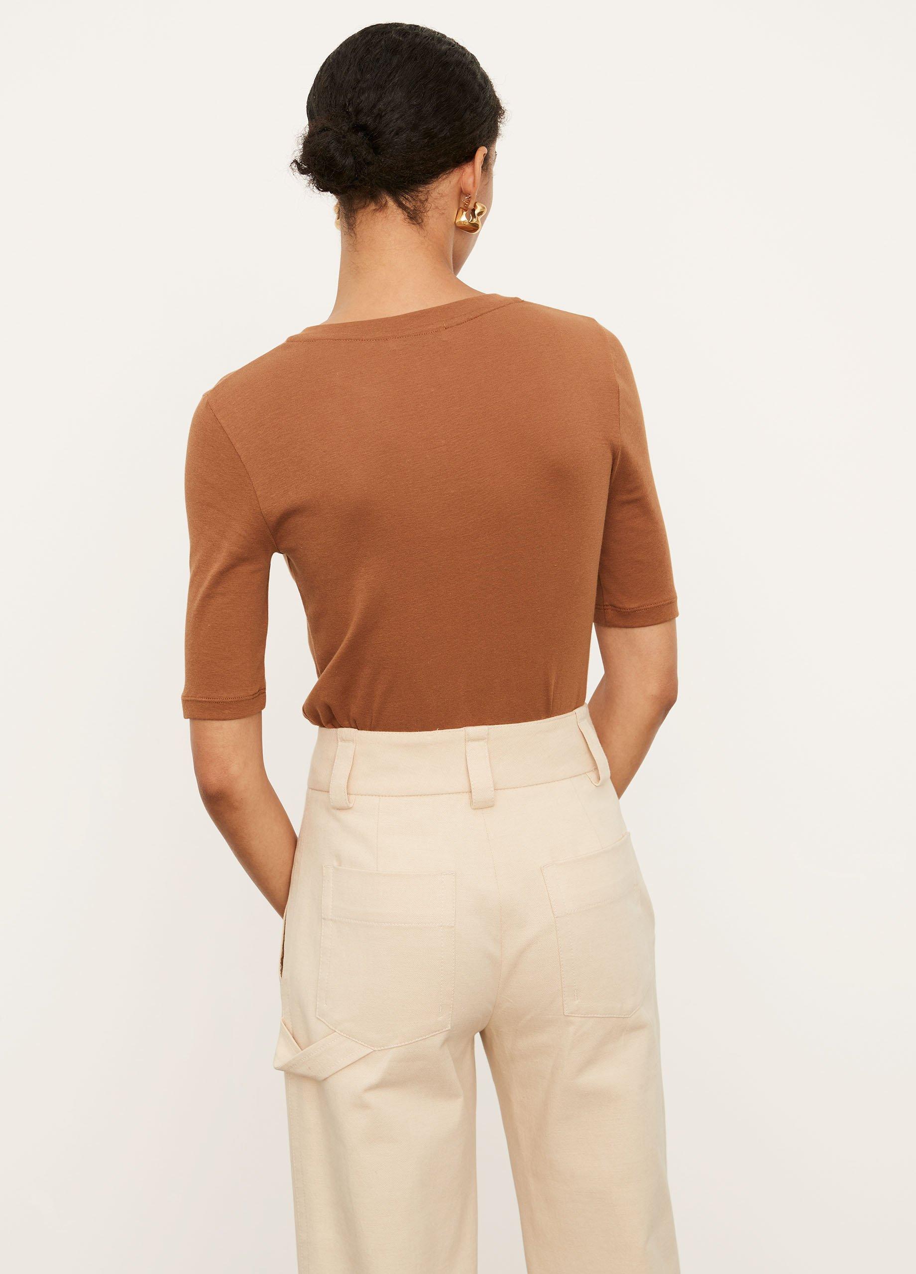 Elbow Sleeve Henley in Vince Products Women | Vince