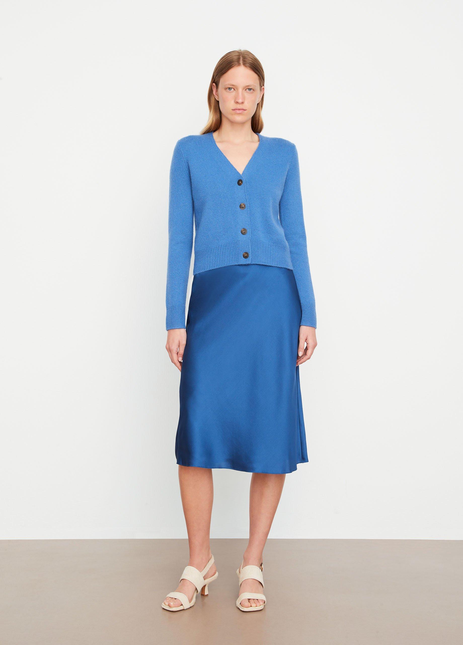 Cashmere Flat-Placket Cardigan in Vince Products Women | Vince
