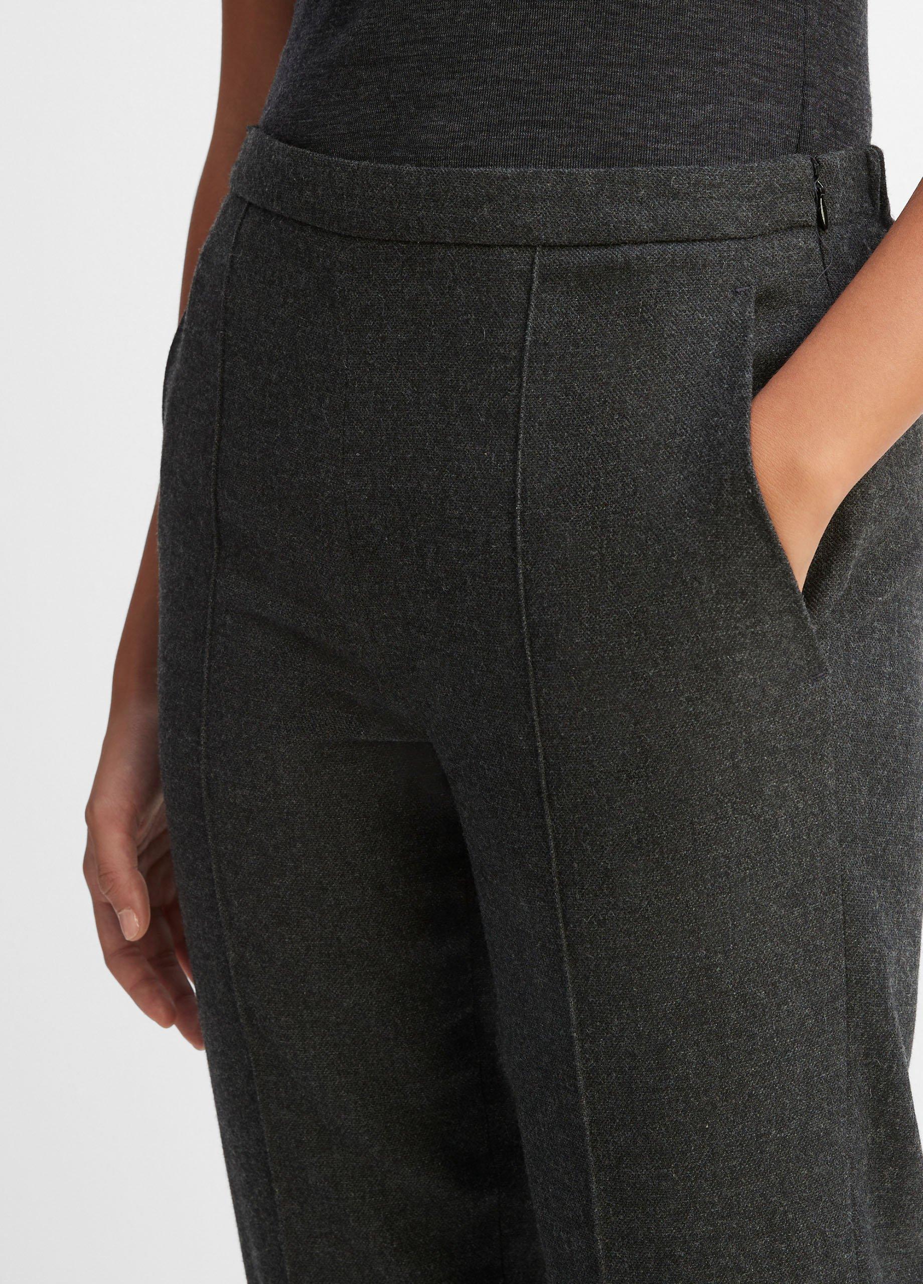 Brushed Mid-Rise Easy Pull-On Pant in Pants & Shorts | Vince