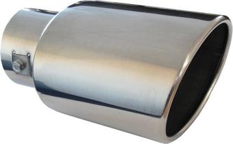Simply Oval Slant Exhaust Trim 45 - 60mm | Halfords UK