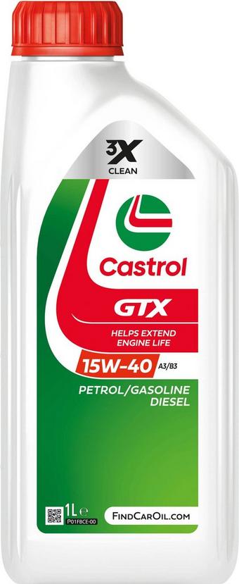 Castrol GTX 15W40 Oil 1 Litre | Halfords UK