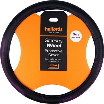 Halfords Purple steering wheel cover | Halfords UK