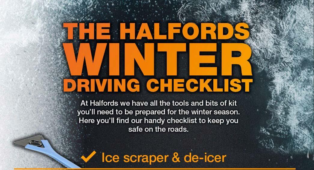 Essential Winter Driving Kit Checklist | Halfords UK