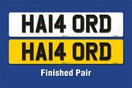 What Are 4D Number Plates Halfords UK