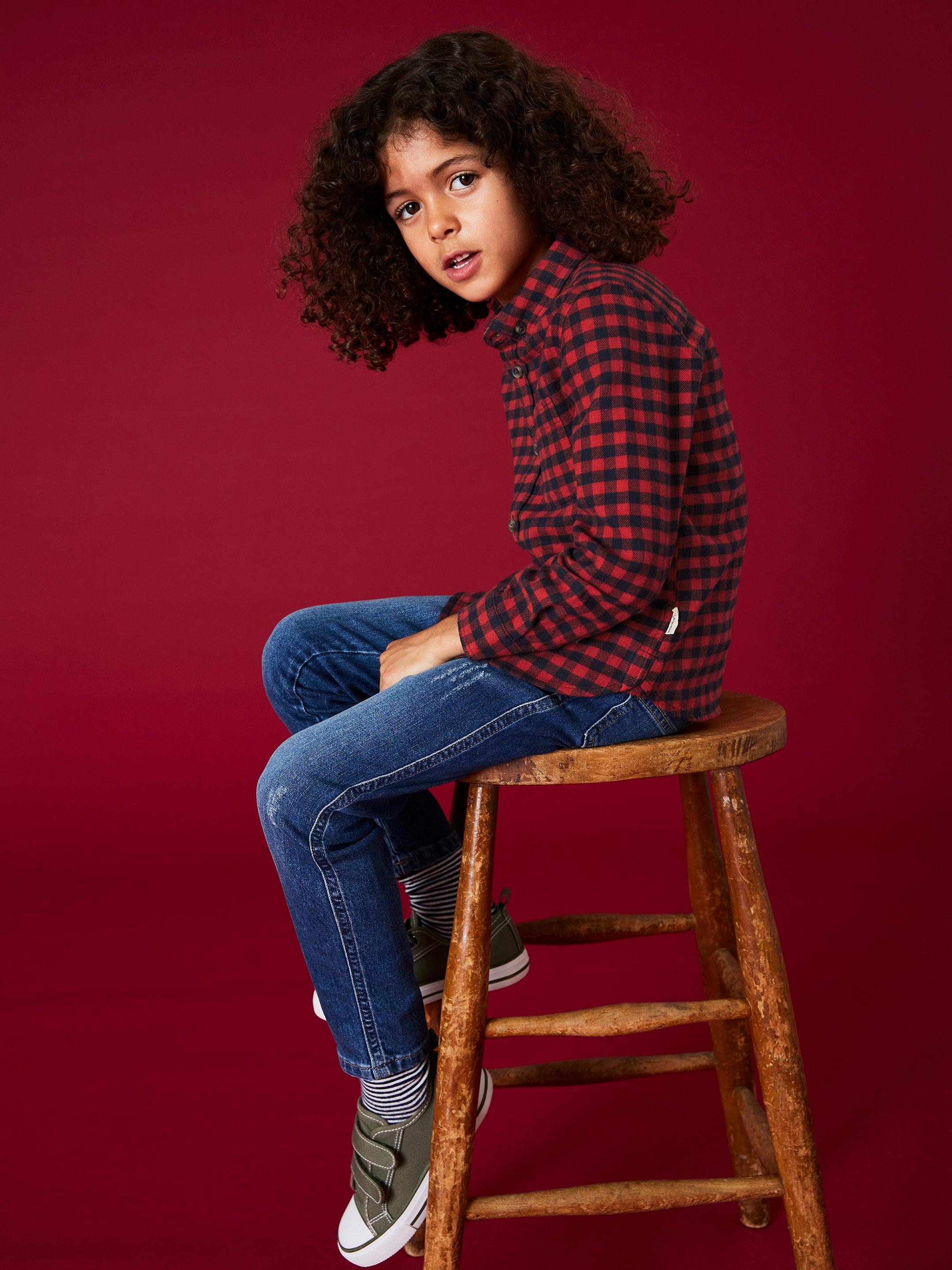 River Rib Repair Jean in DEEP BLUE | White Stuff