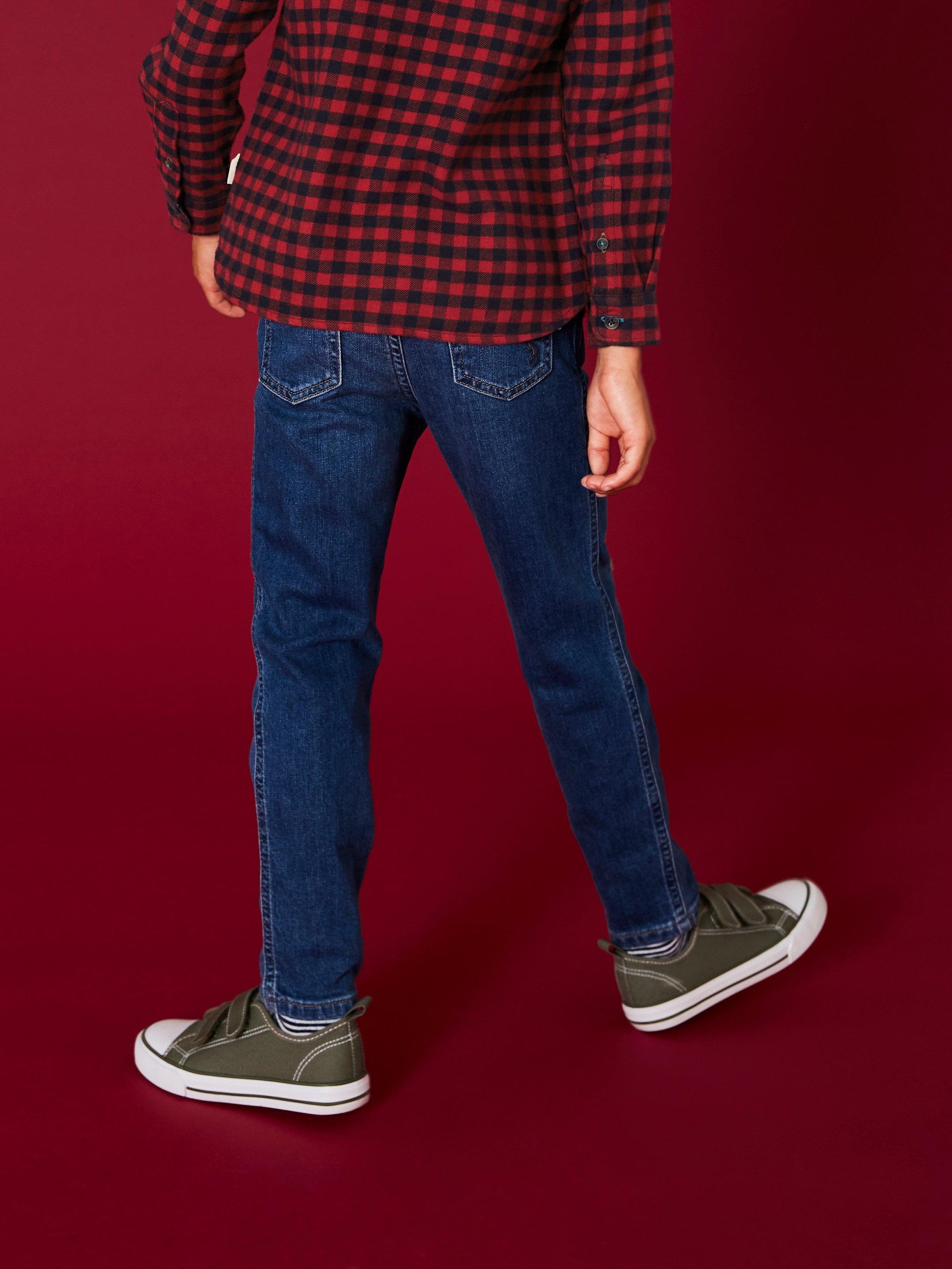 River Rib Repair Jean in DEEP BLUE | White Stuff