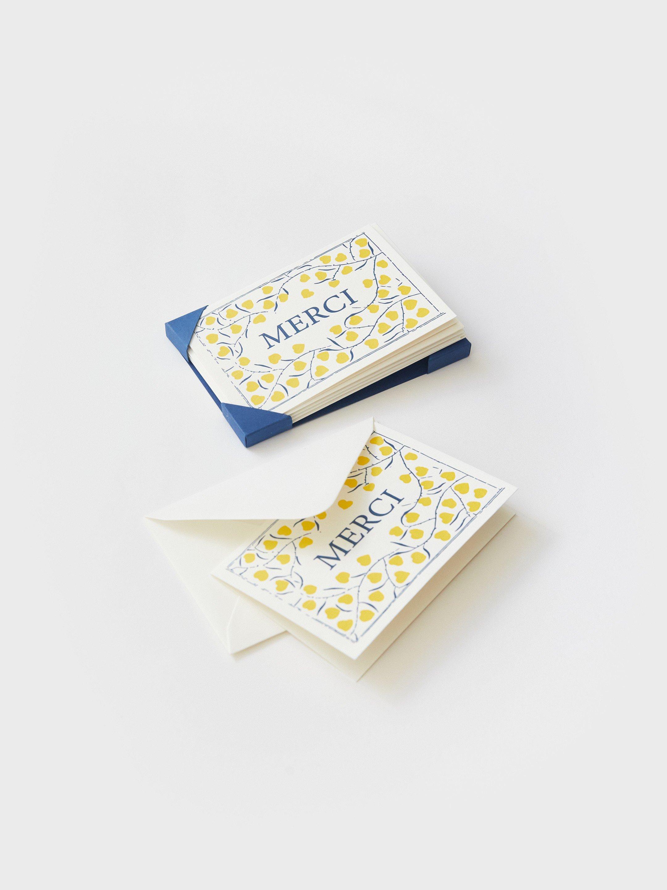 Merci Notelets in WHITE MULTI | White Stuff