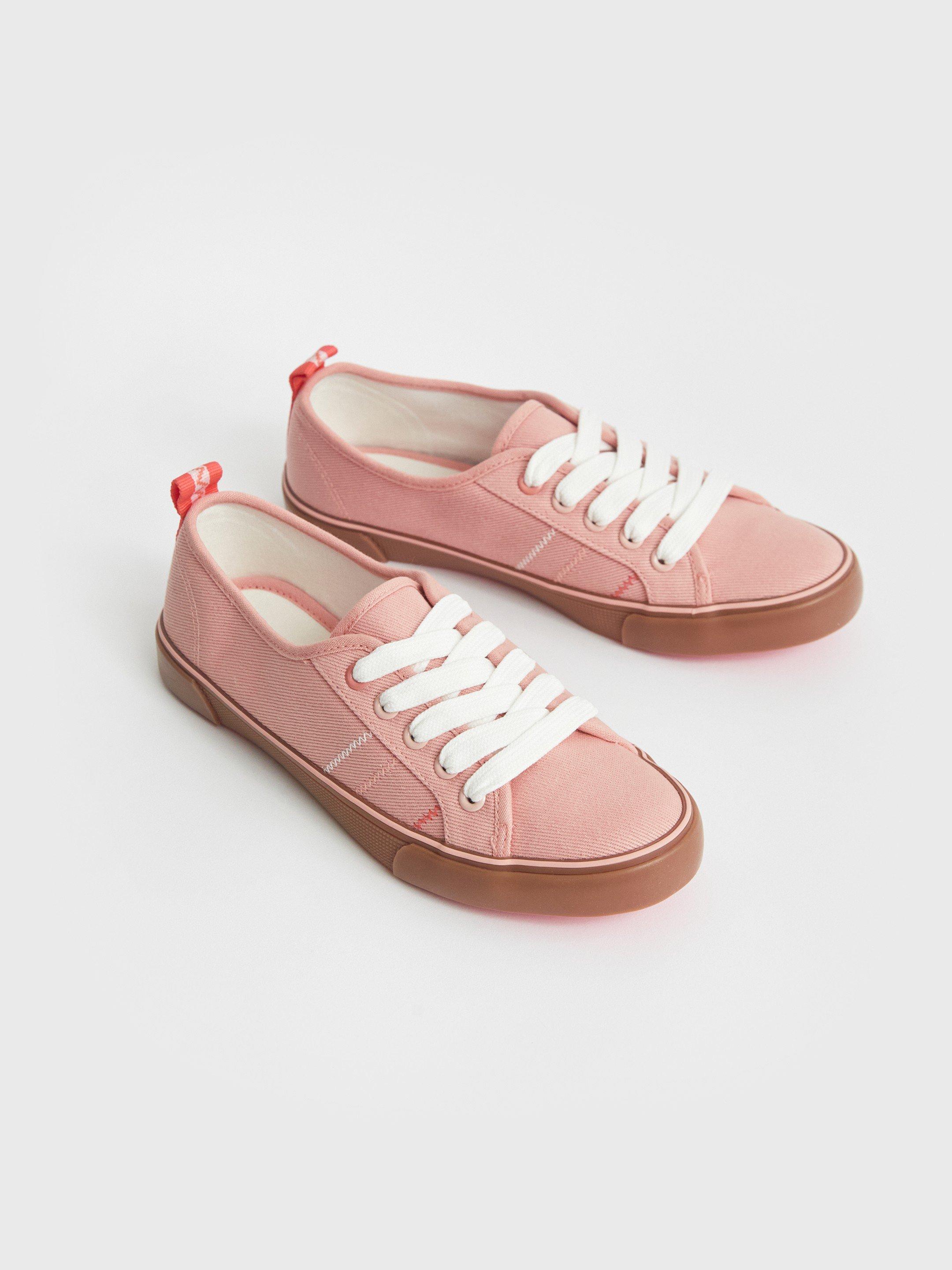 Piper Plimsoll in LIGHT PINK | White Stuff