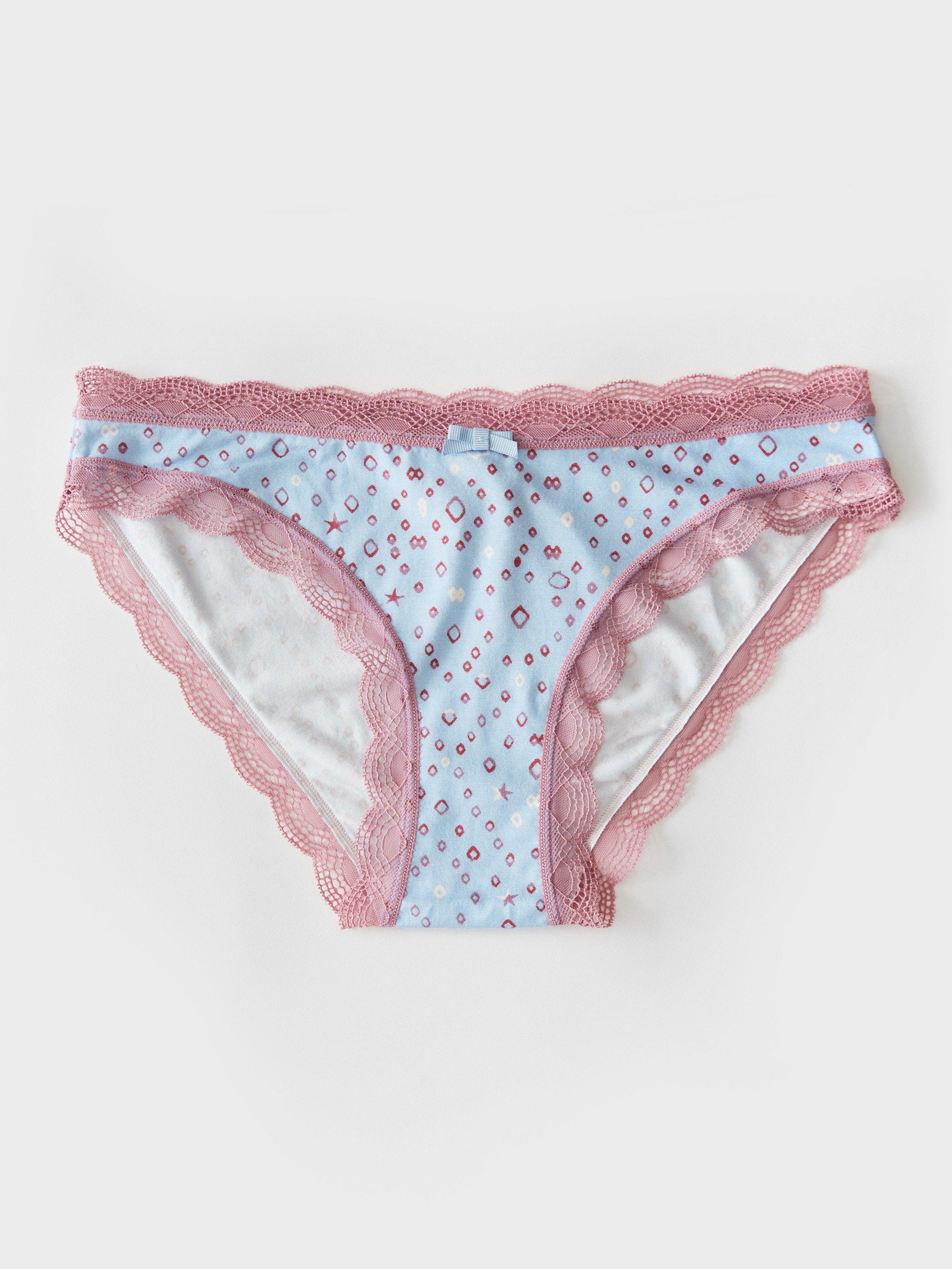 Shells Geo Knicker in BLUE MULTI | White Stuff