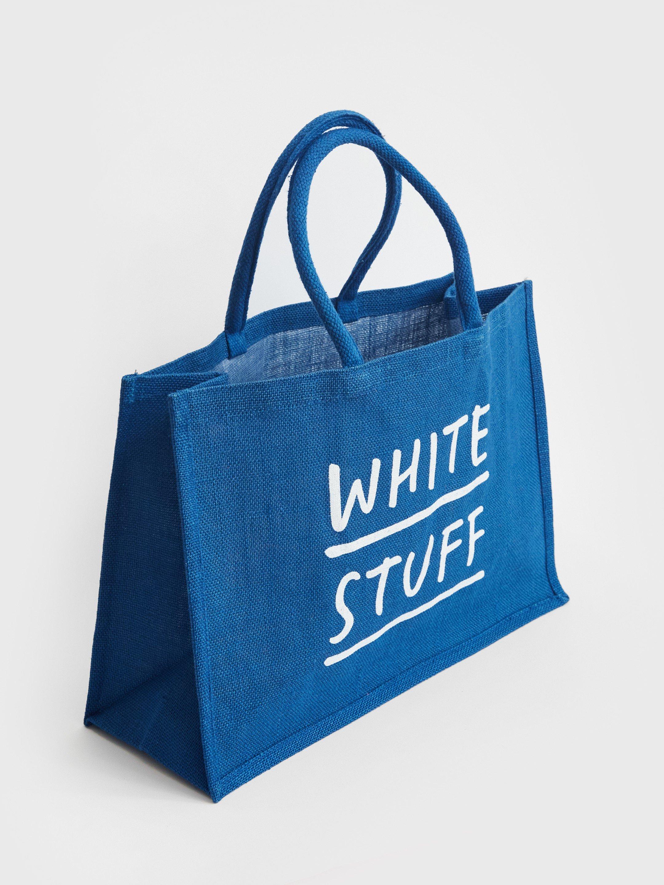 STUFF IT Bag in MID BLUE | White Stuff