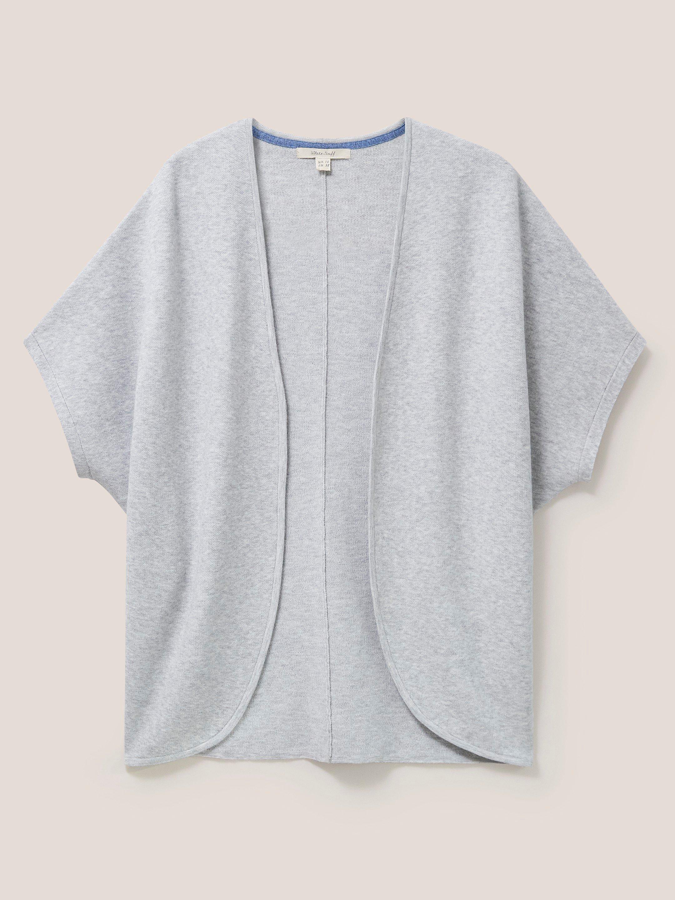 Cocoon Cardi in LIGHT GREY | White Stuff