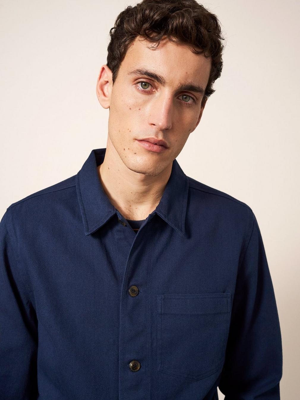 Fabien Chore Jacket in FRENCH NAVY | White Stuff