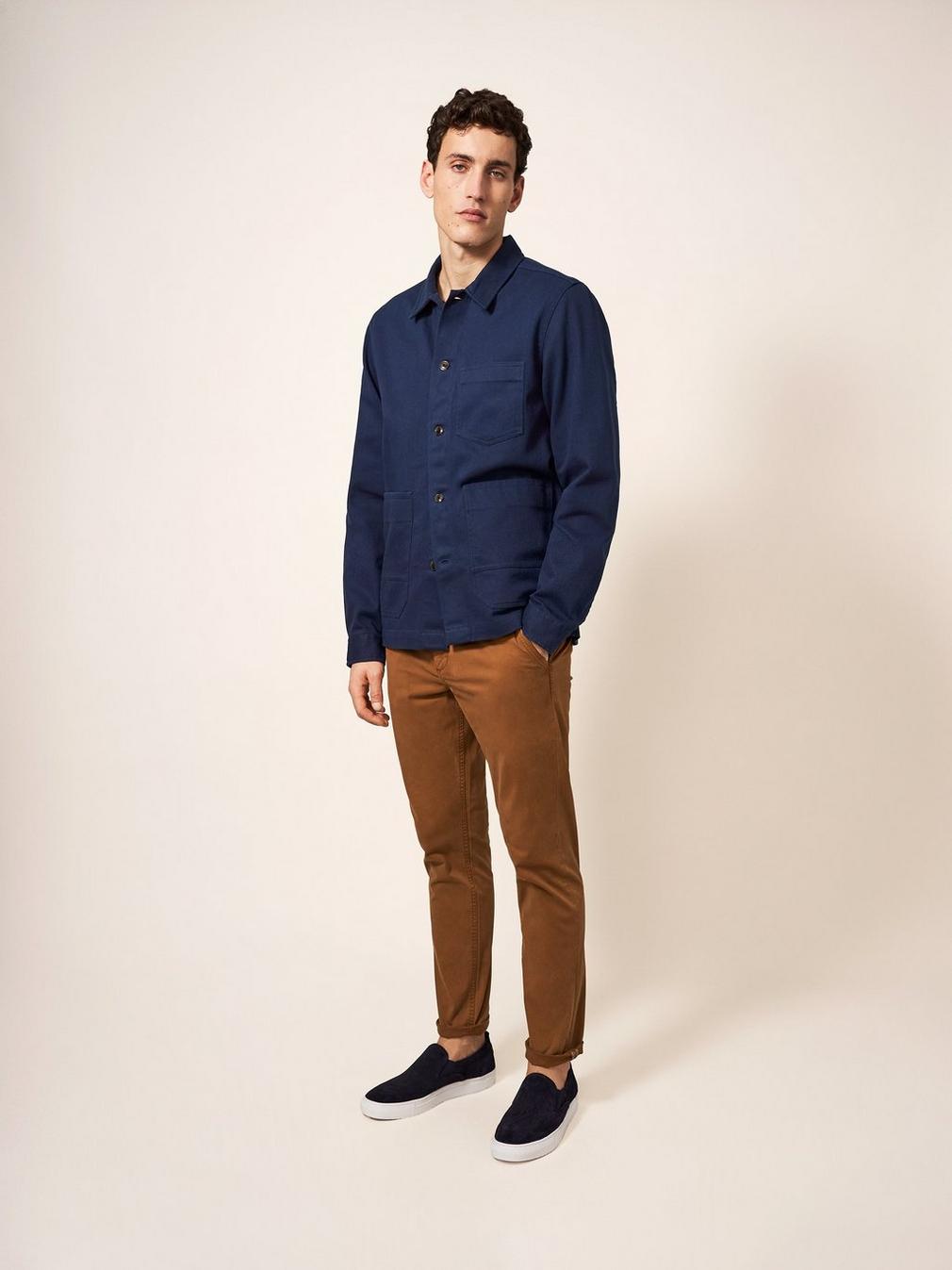 Fabien Chore Jacket in FRENCH NAVY | White Stuff