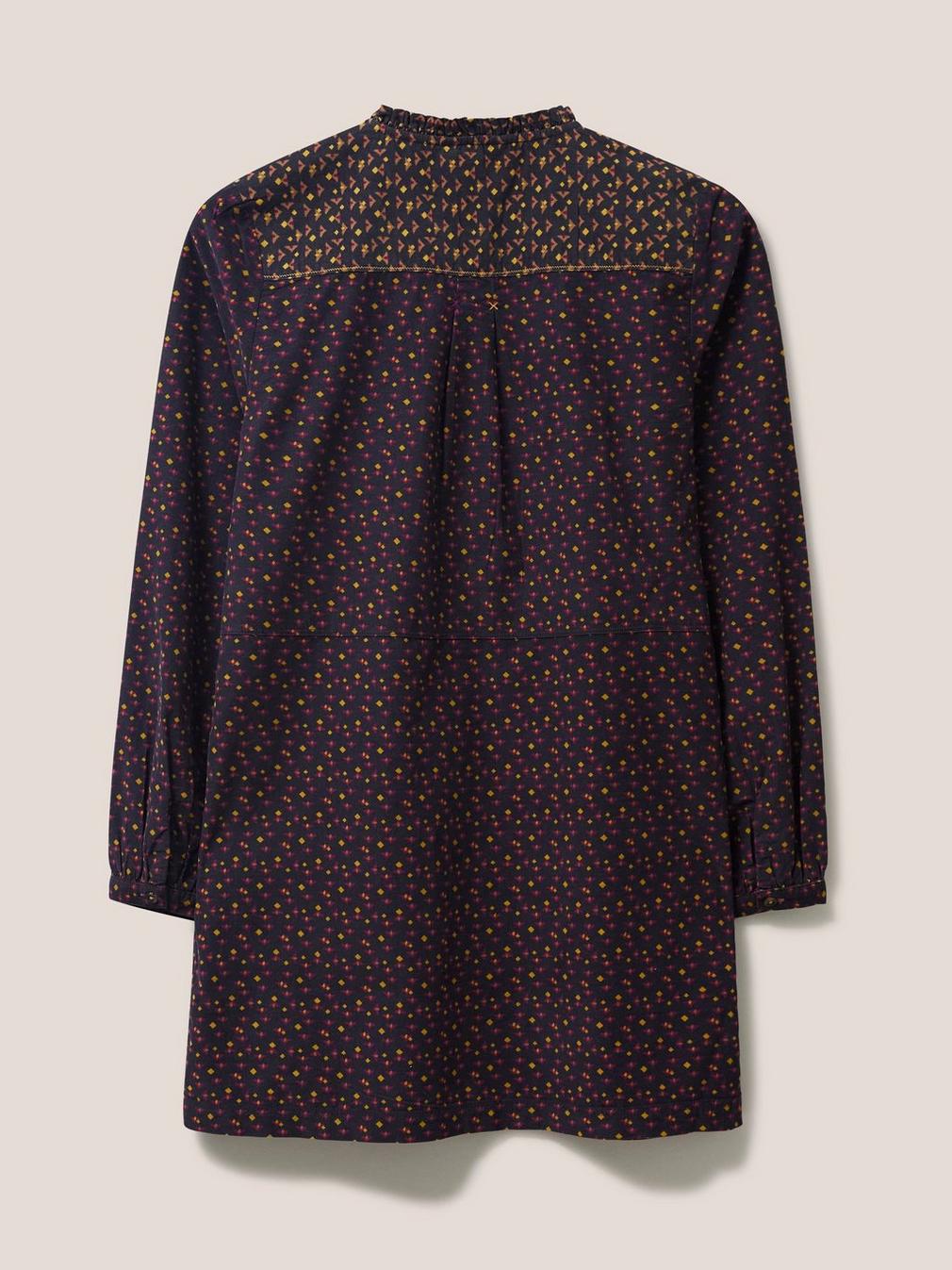 Jade Cord Tunic in GREY MULTI | White Stuff