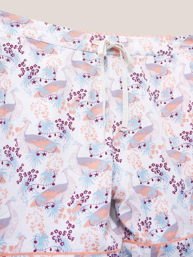 Nina Woven PJ Short in IVORY MULTI | White Stuff US