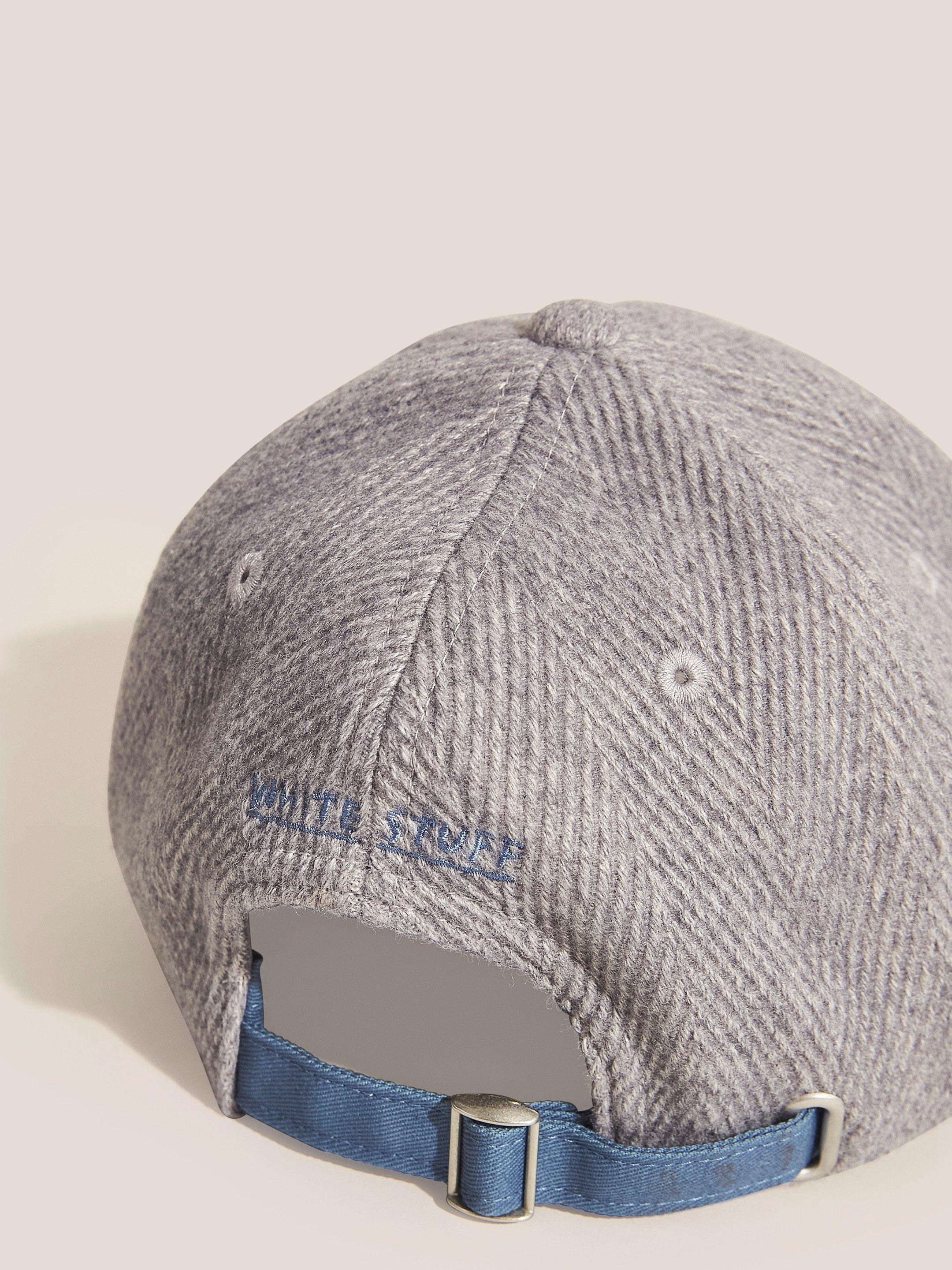 Wool Blend Baseball Cap in GREY MULTI | White Stuff