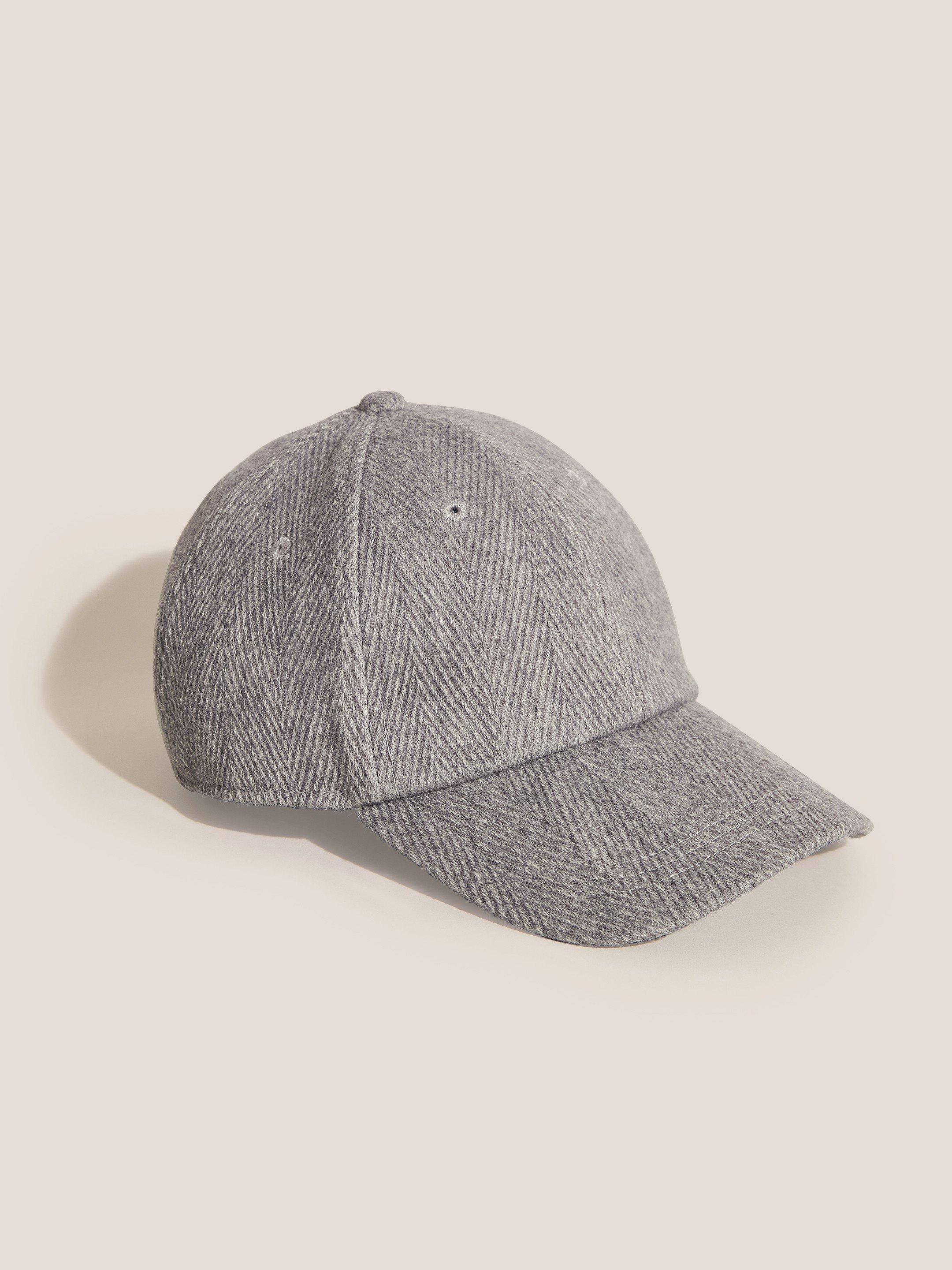 Wool Blend Baseball Cap in GREY MULTI | White Stuff