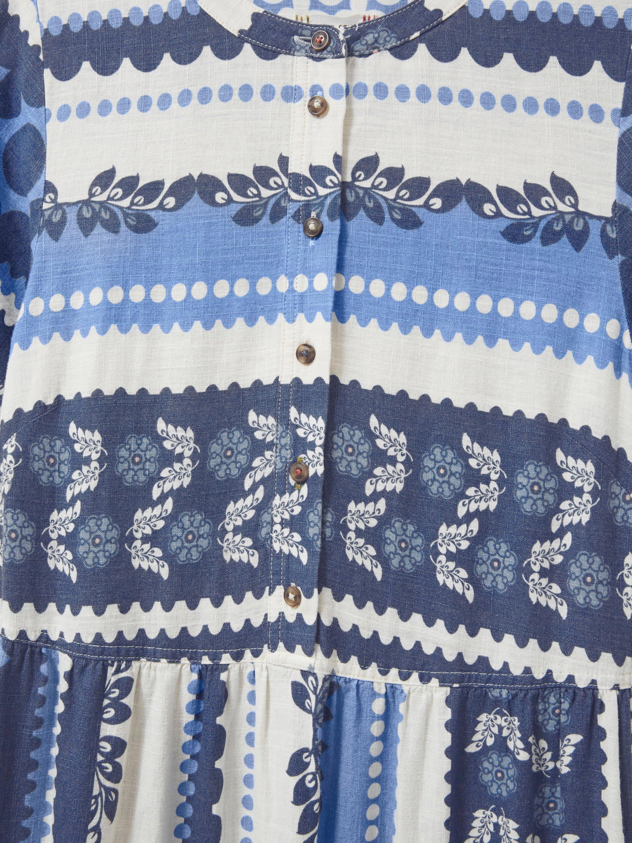 Pip Midi Dress in BLUE MULTI | White Stuff