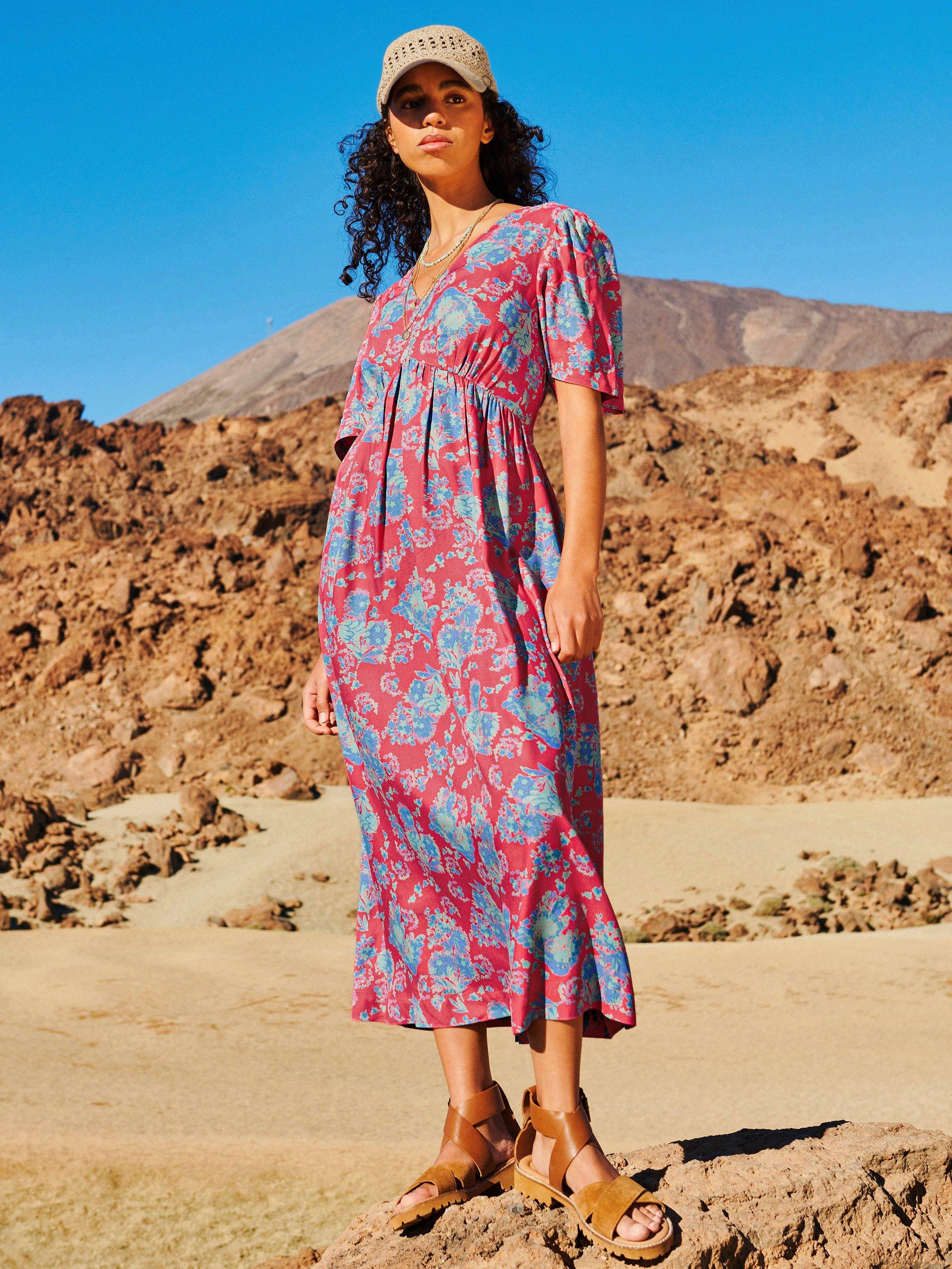 Lucy Dress in PINK MULTI | White Stuff