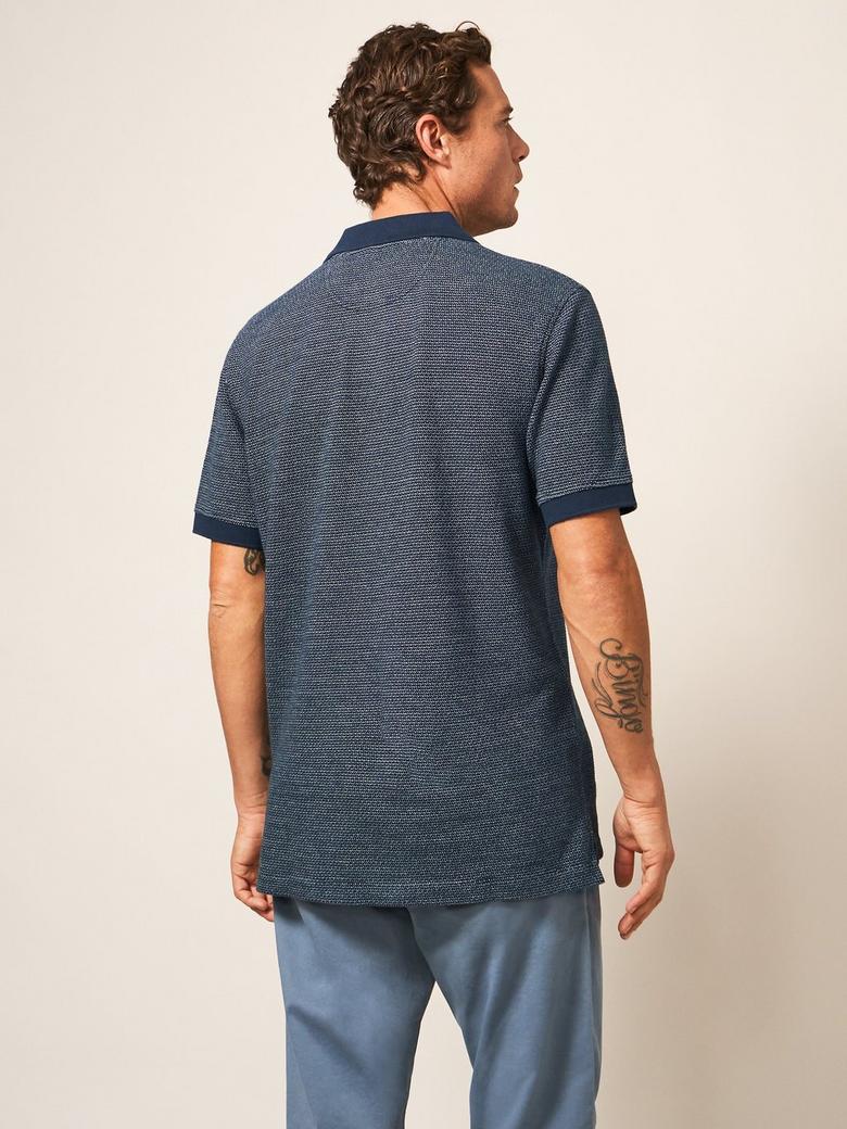 White Stuff Men's Micro Dot Polo Tee Short Sleeve Classic Fit Casual ...