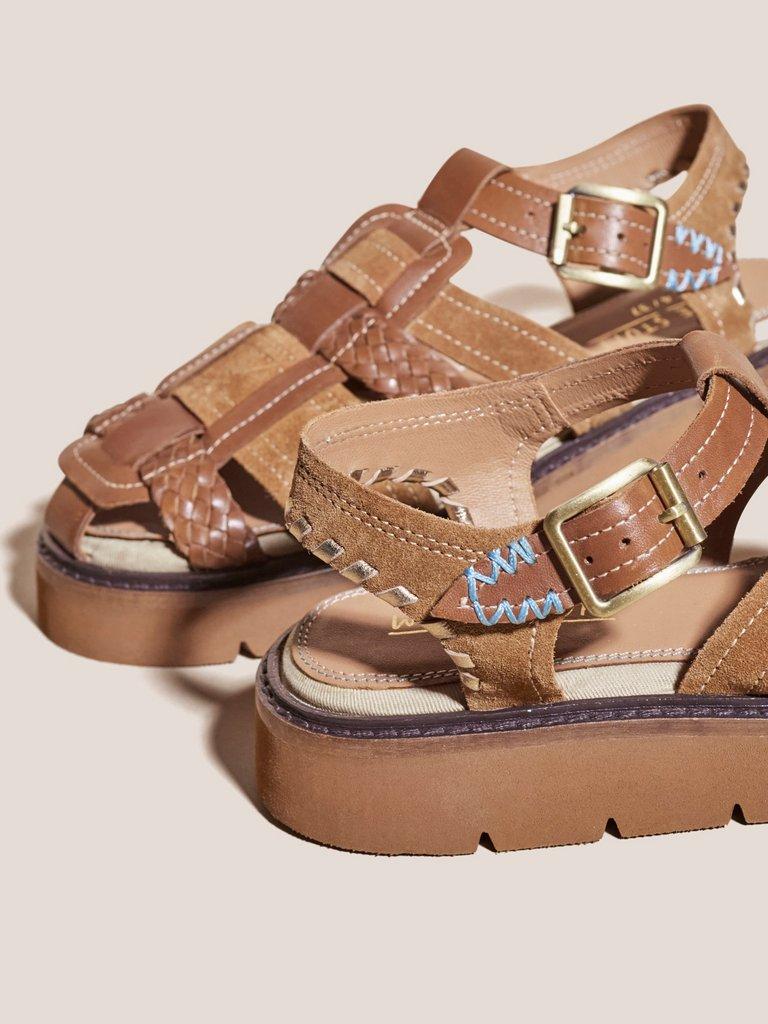 Chunky Fisherman Sandals in MID TAN | White Stuff Chunky Fisherman Sandals in MID TAN | White Stuff