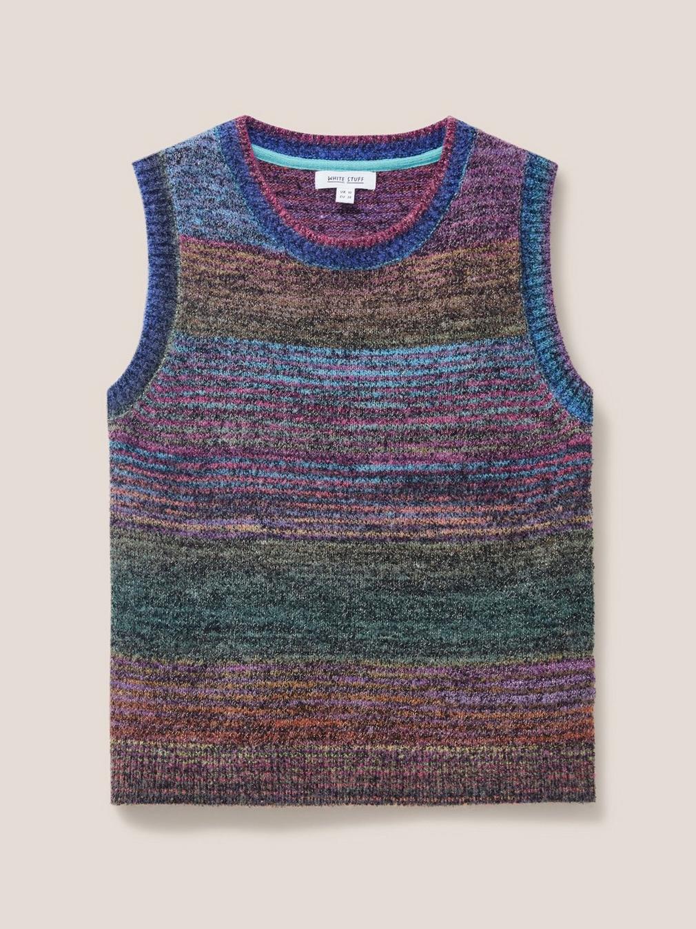SAKURA TANK in GREEN MULTI | White Stuff