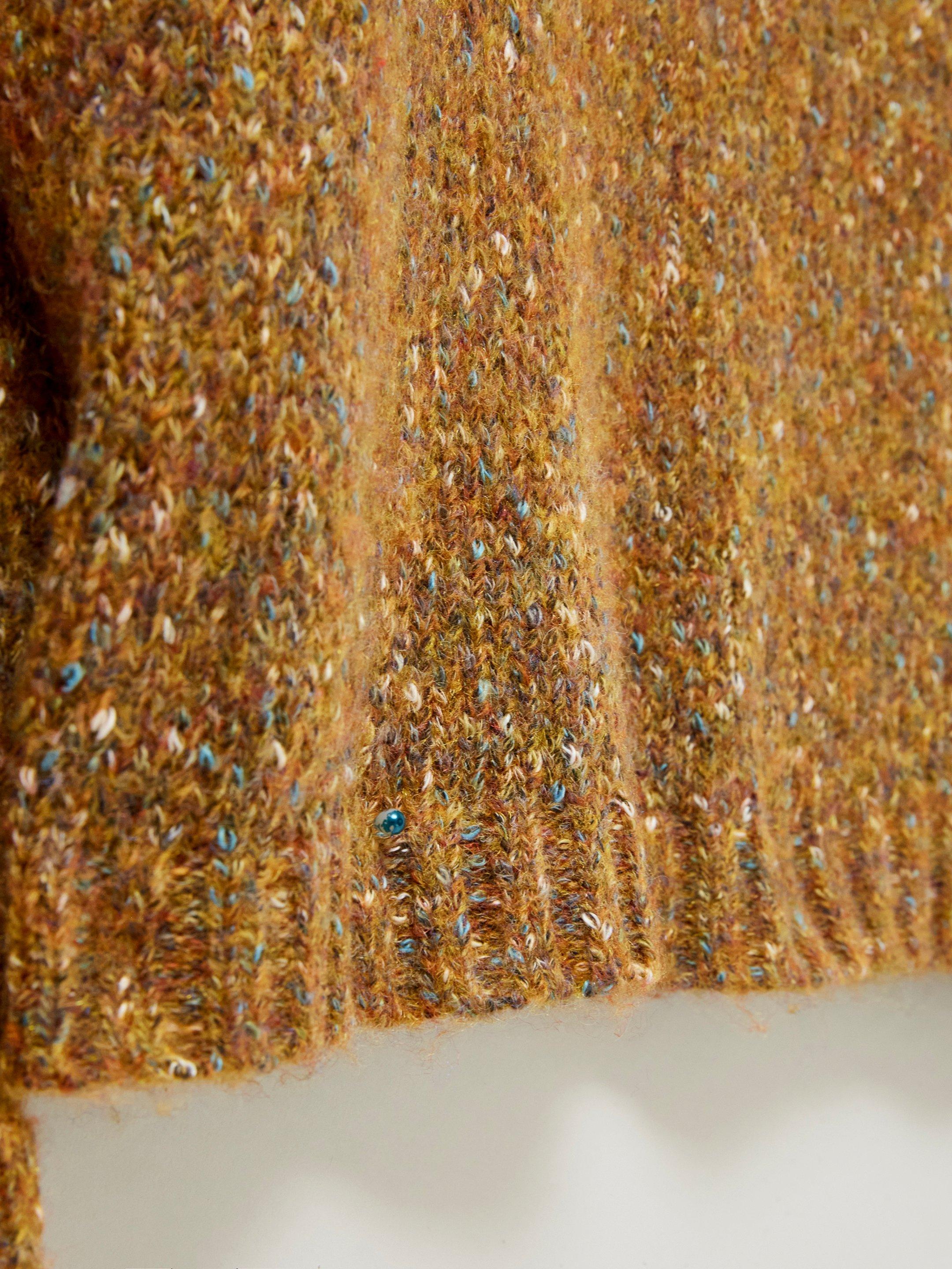 TEXTURE JUMPER in BROWN MULTI | White Stuff