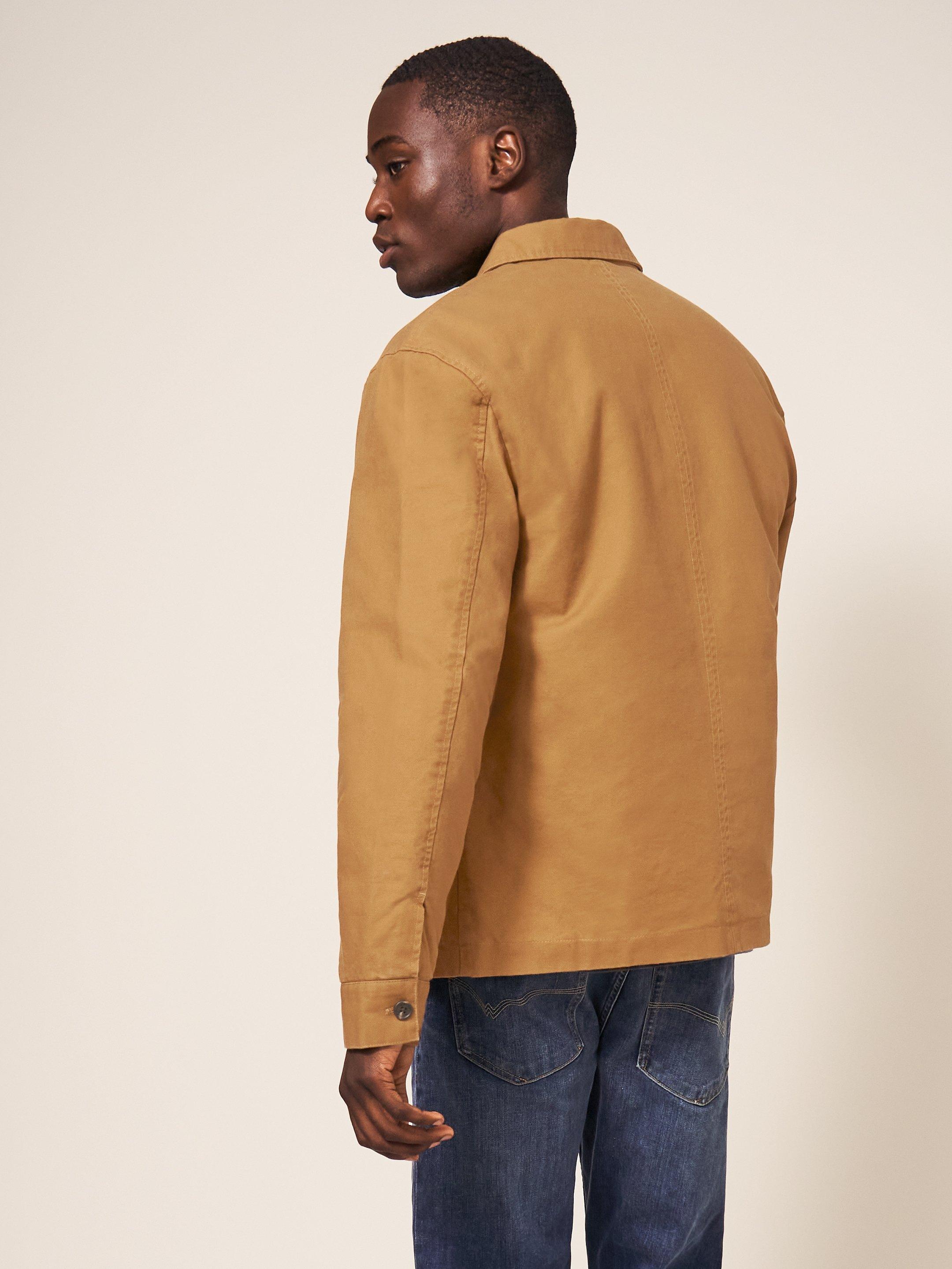 Canvas Trucker in DARK TAN | White Stuff