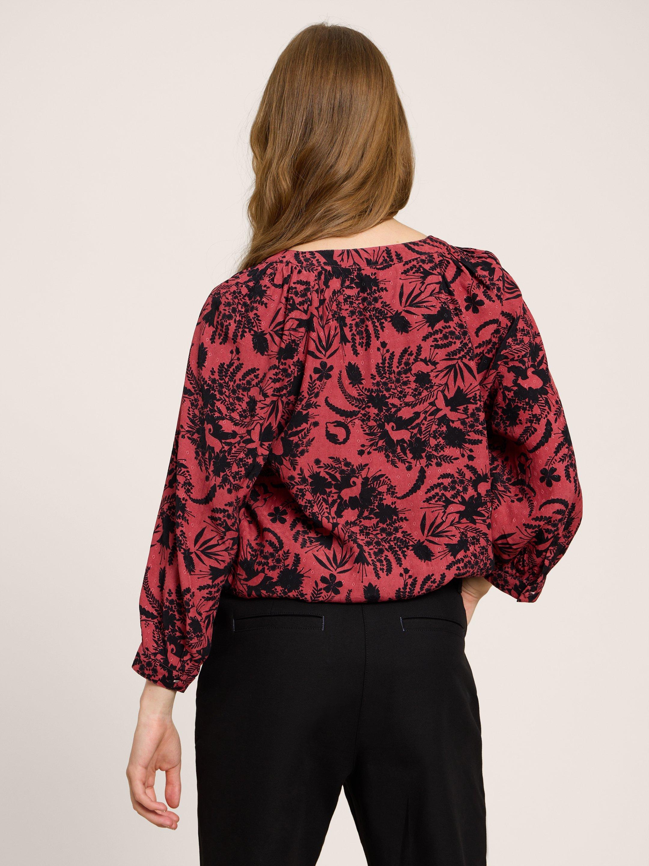 Amber Top in PLUM MULTI | White Stuff