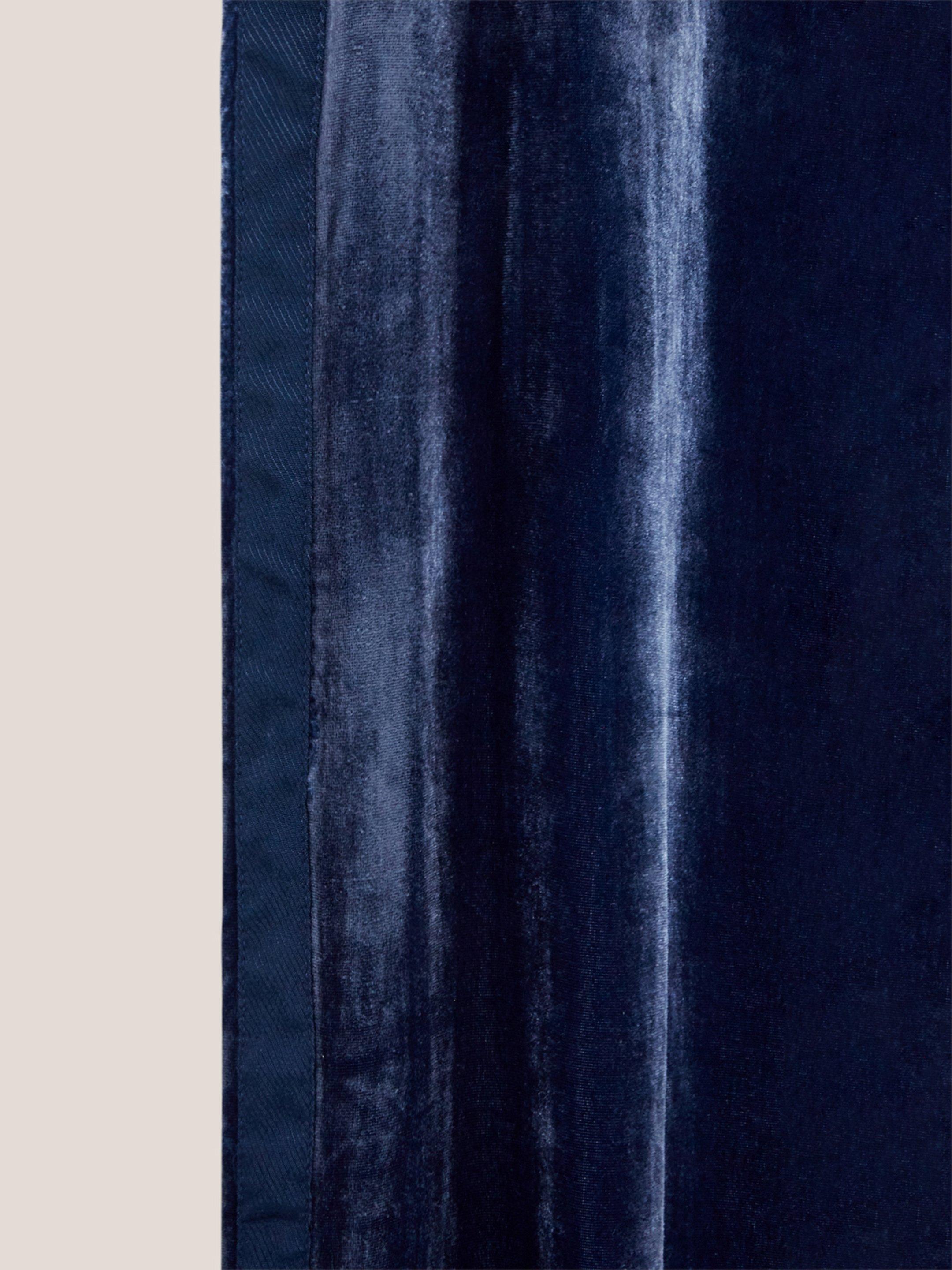 Jenny Velvet Wide Leg Trouser in DEEP BLUE | White Stuff