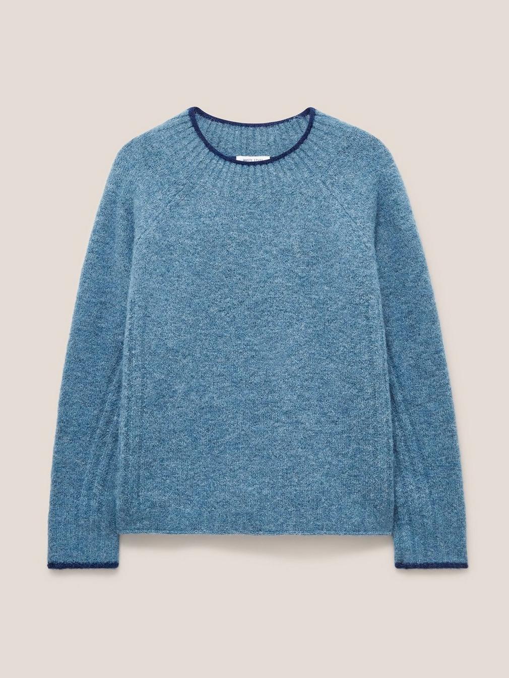 MEDWAY JUMPER in MID BLUE | White Stuff