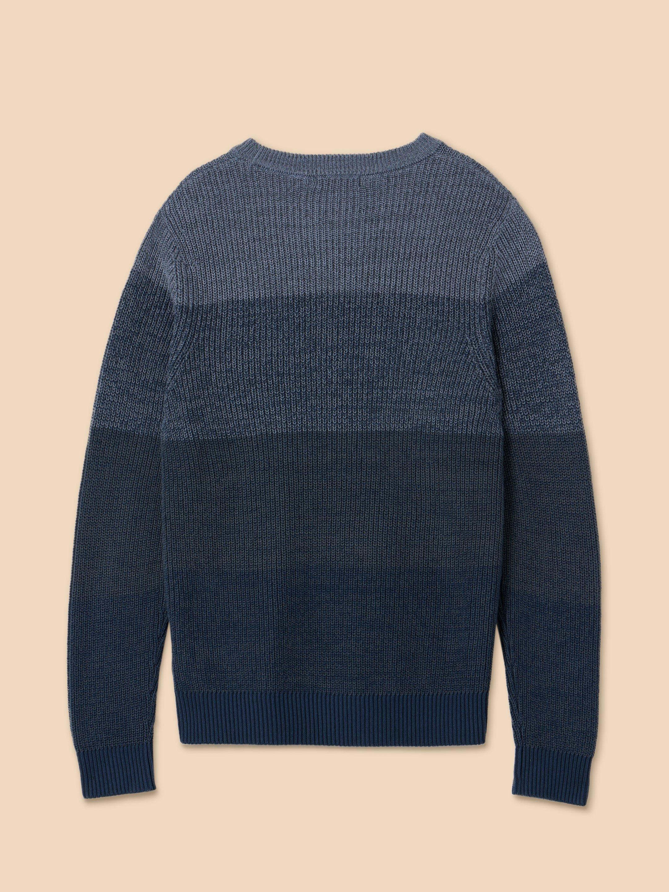 Twisted Colourblock Jumper in BLUE MULTI | White Stuff