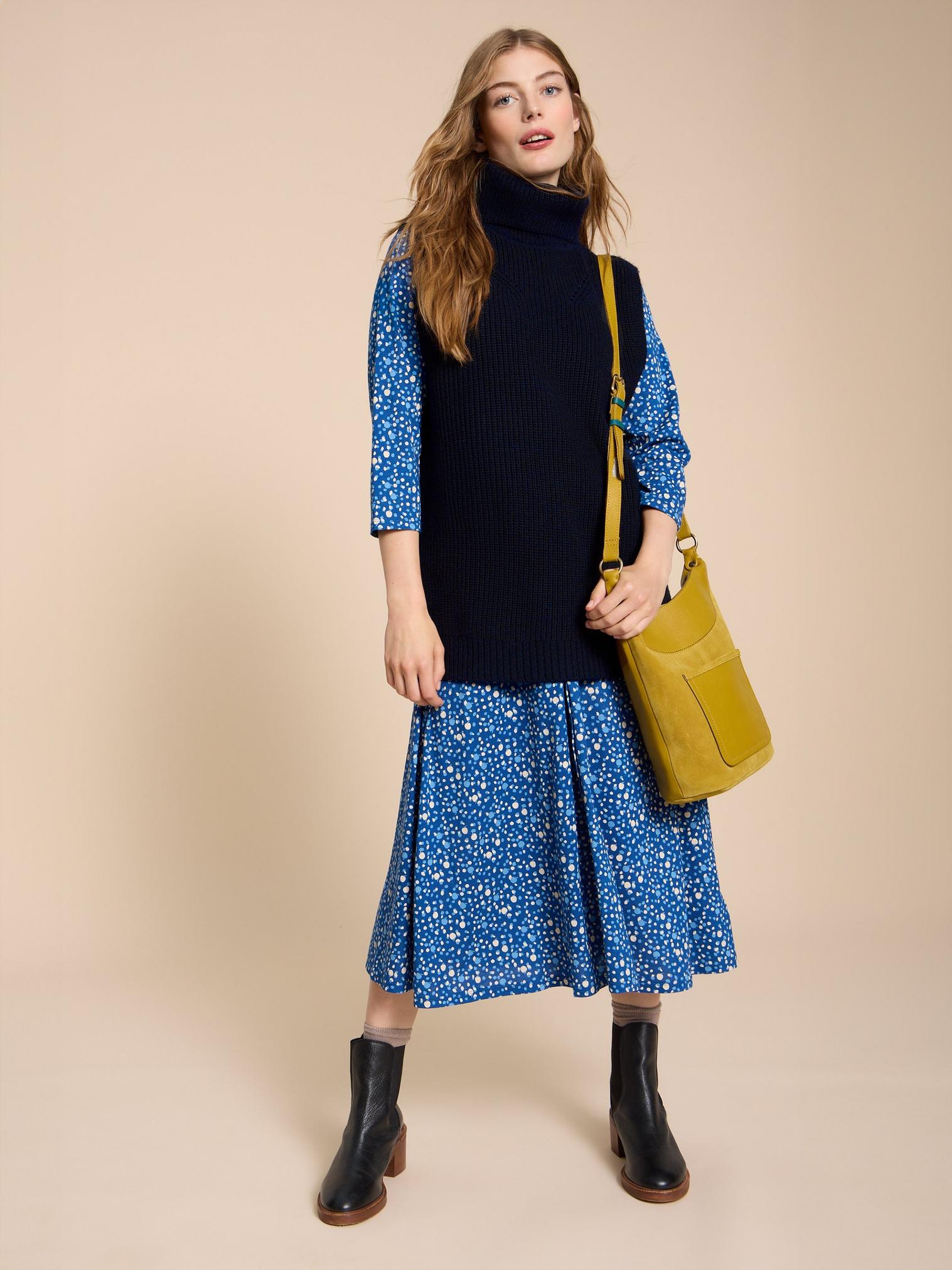 TRIXIE TANK in FRENCH NAVY | White Stuff