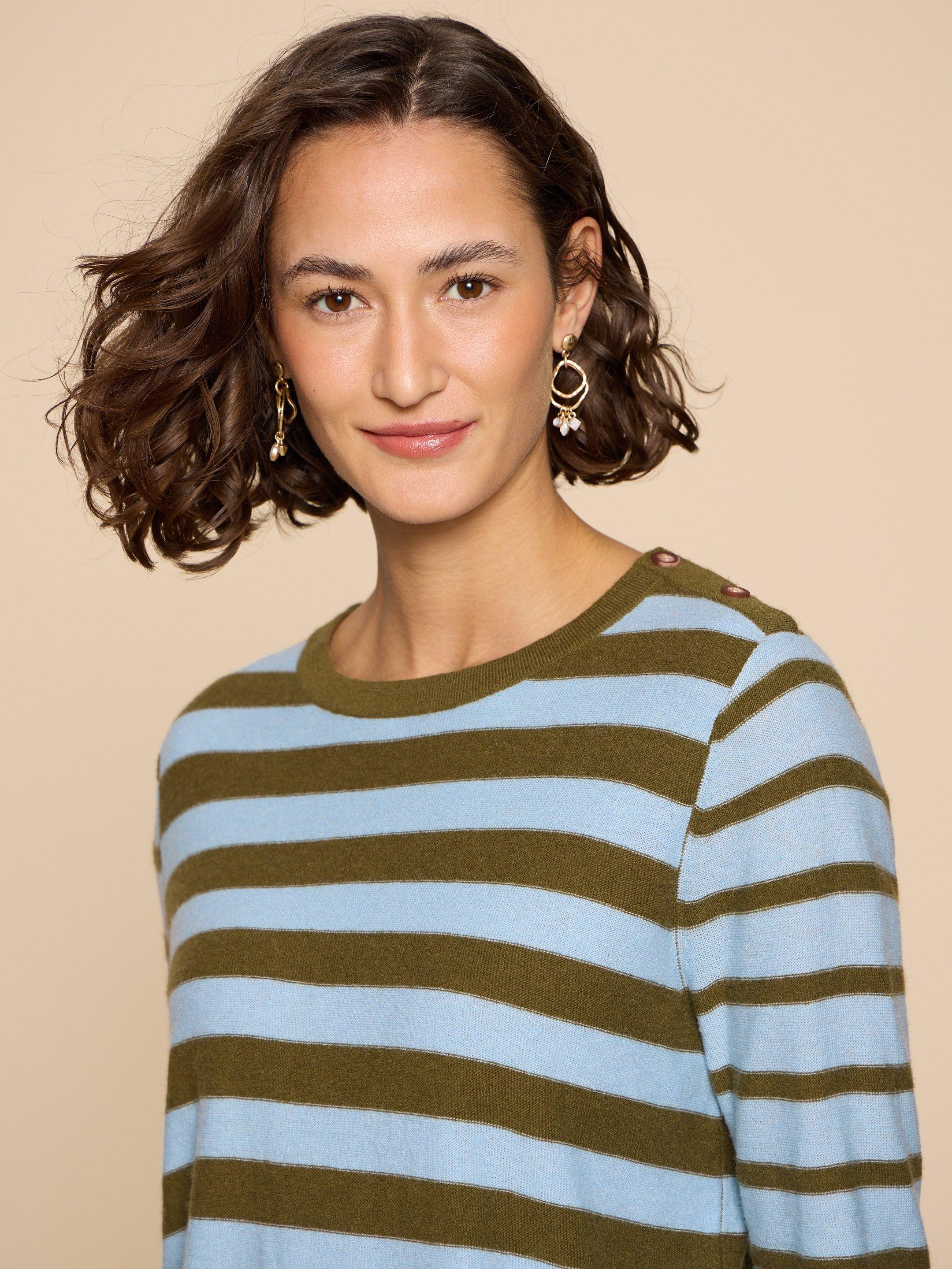 EMMA JUMPER in BLUE MULTI | White Stuff