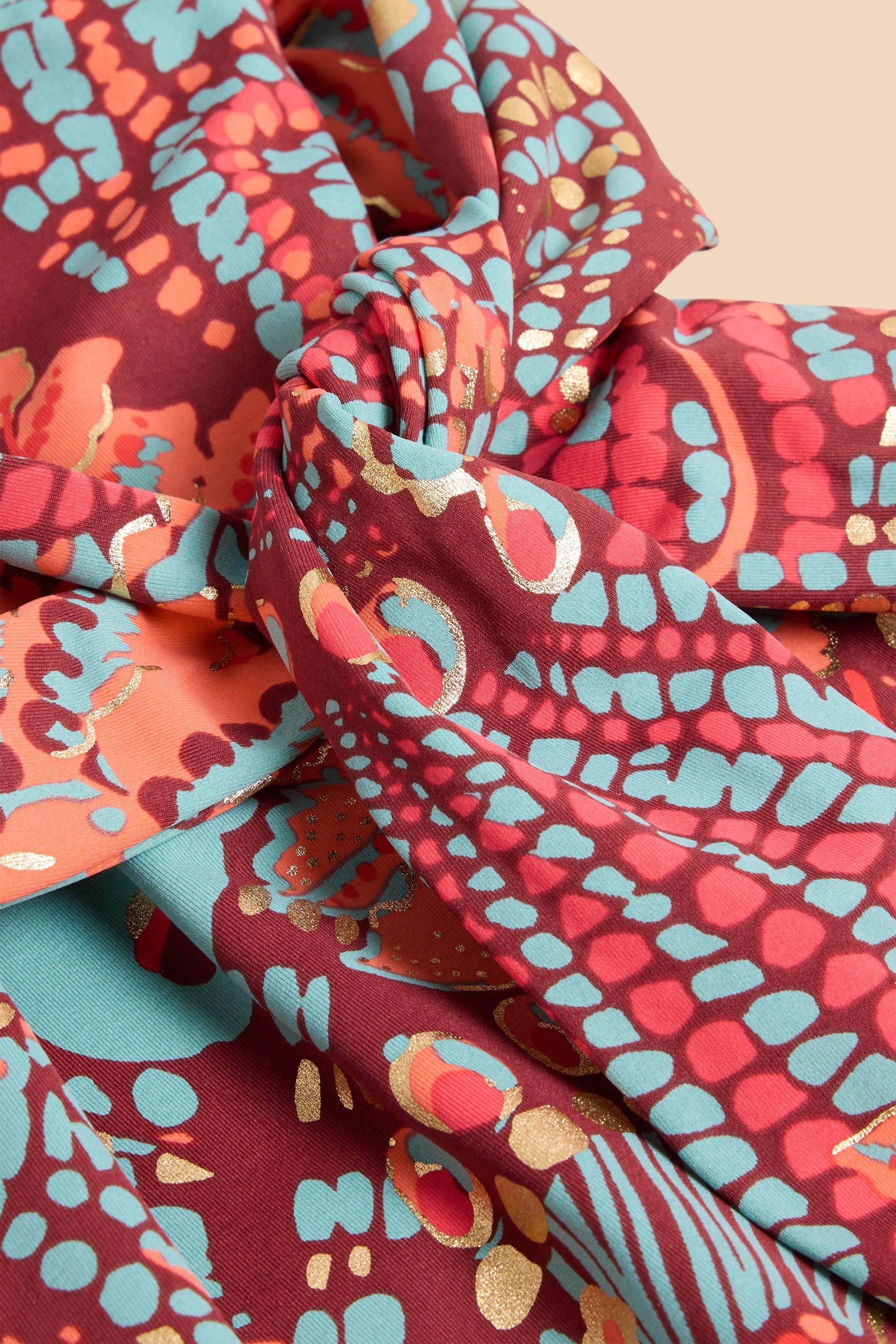 Tabitha Control Swimsuit in RED PRINT | White Stuff