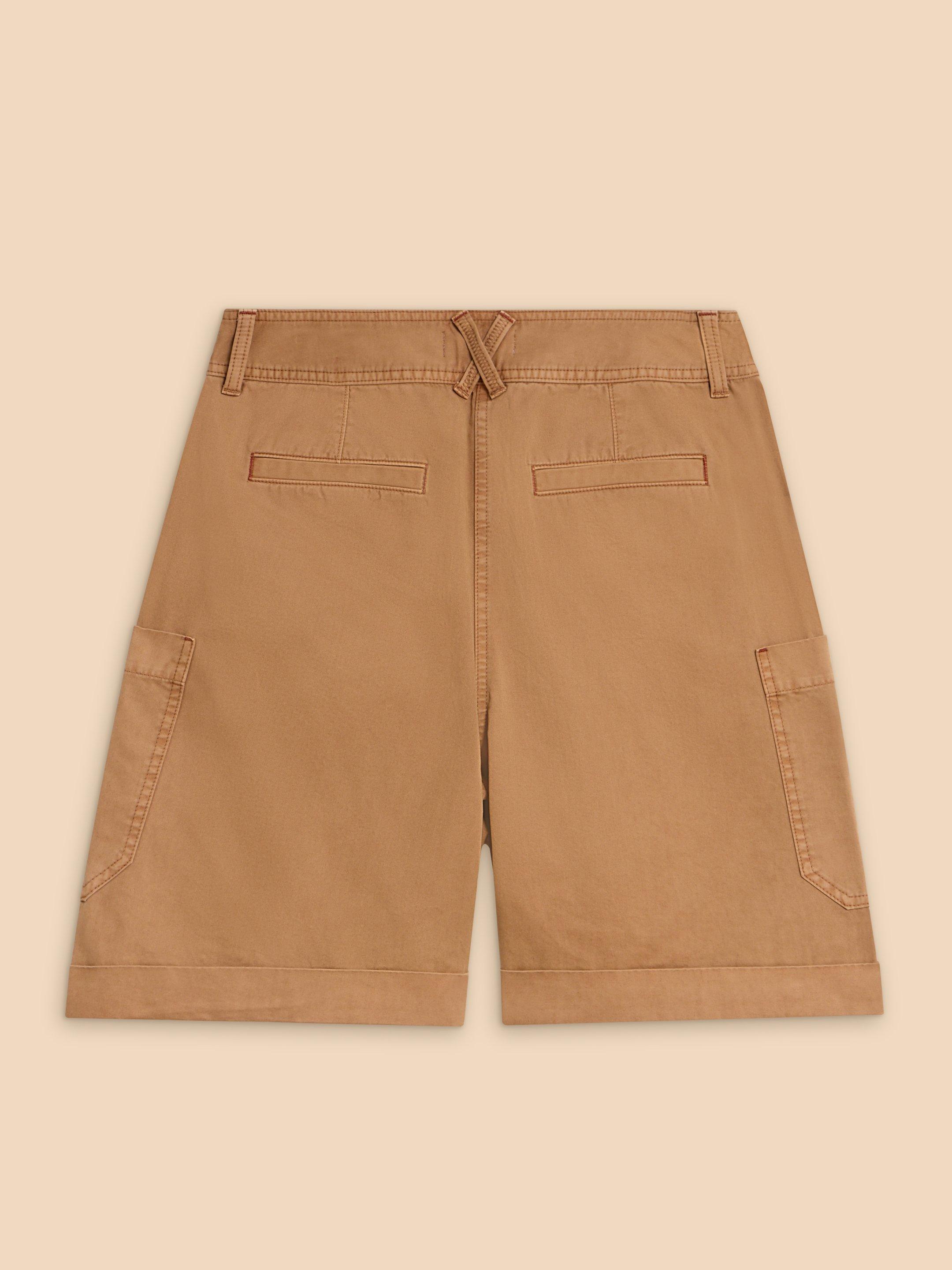 Carlie Cargo Shorts in DARK NATURAL | White Stuff