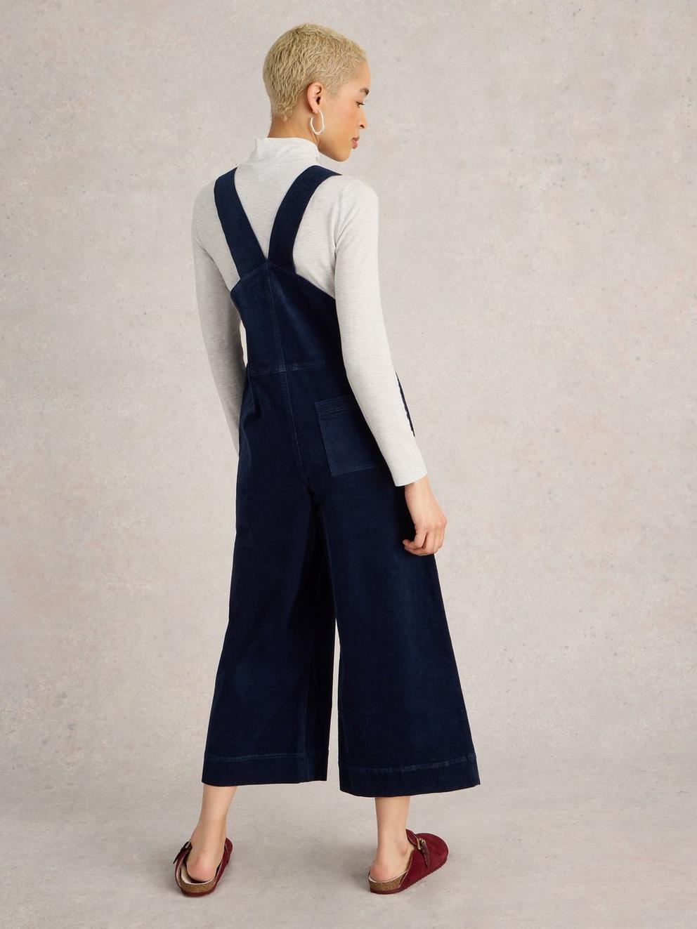 Viola Cord Dungaree in DARK NAVY | White Stuff Viola Cord Dungaree in DARK NAVY | White Stuff
